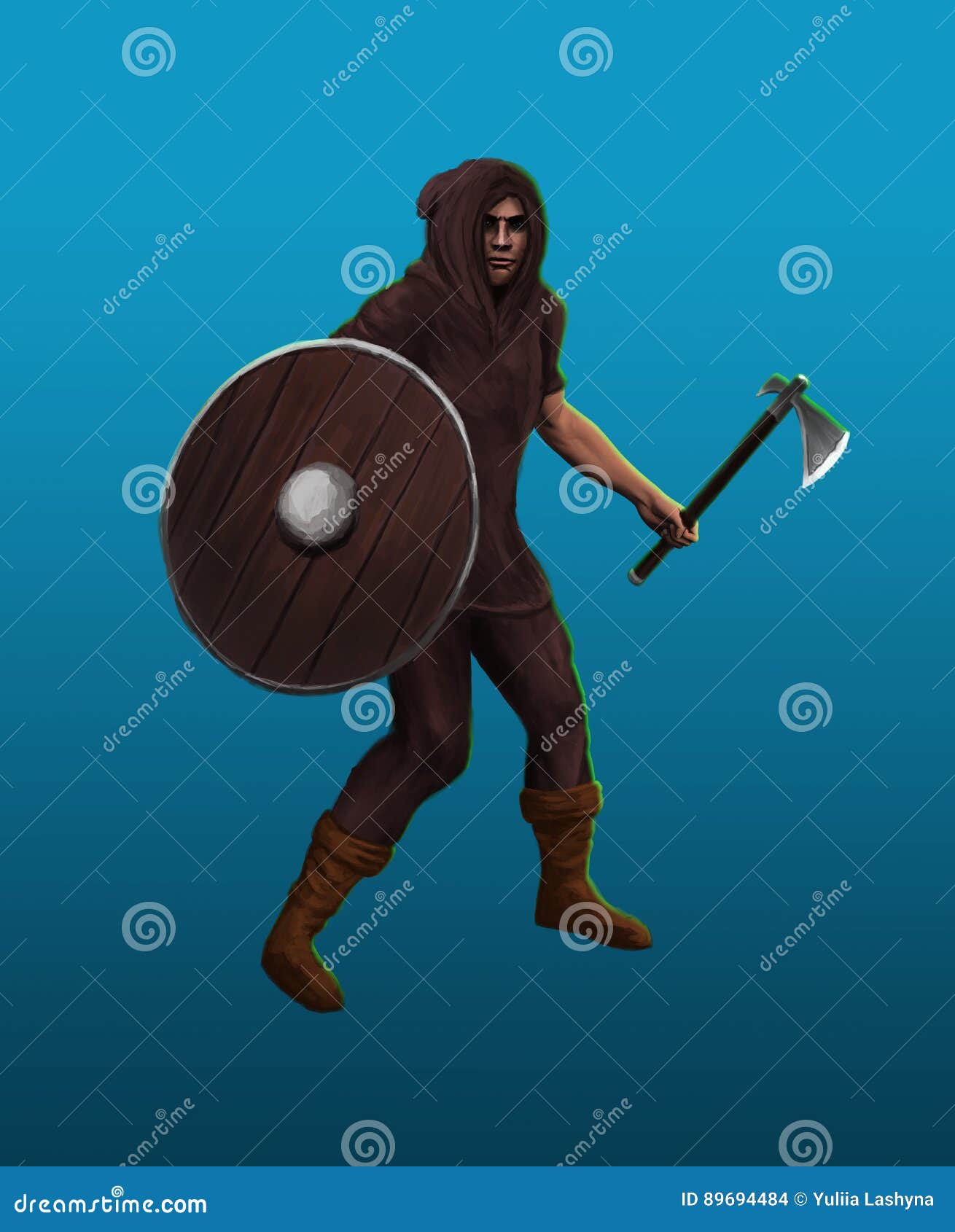 A Severe Barbarian Viking Royalty-Free Stock Image | CartoonDealer.com ...