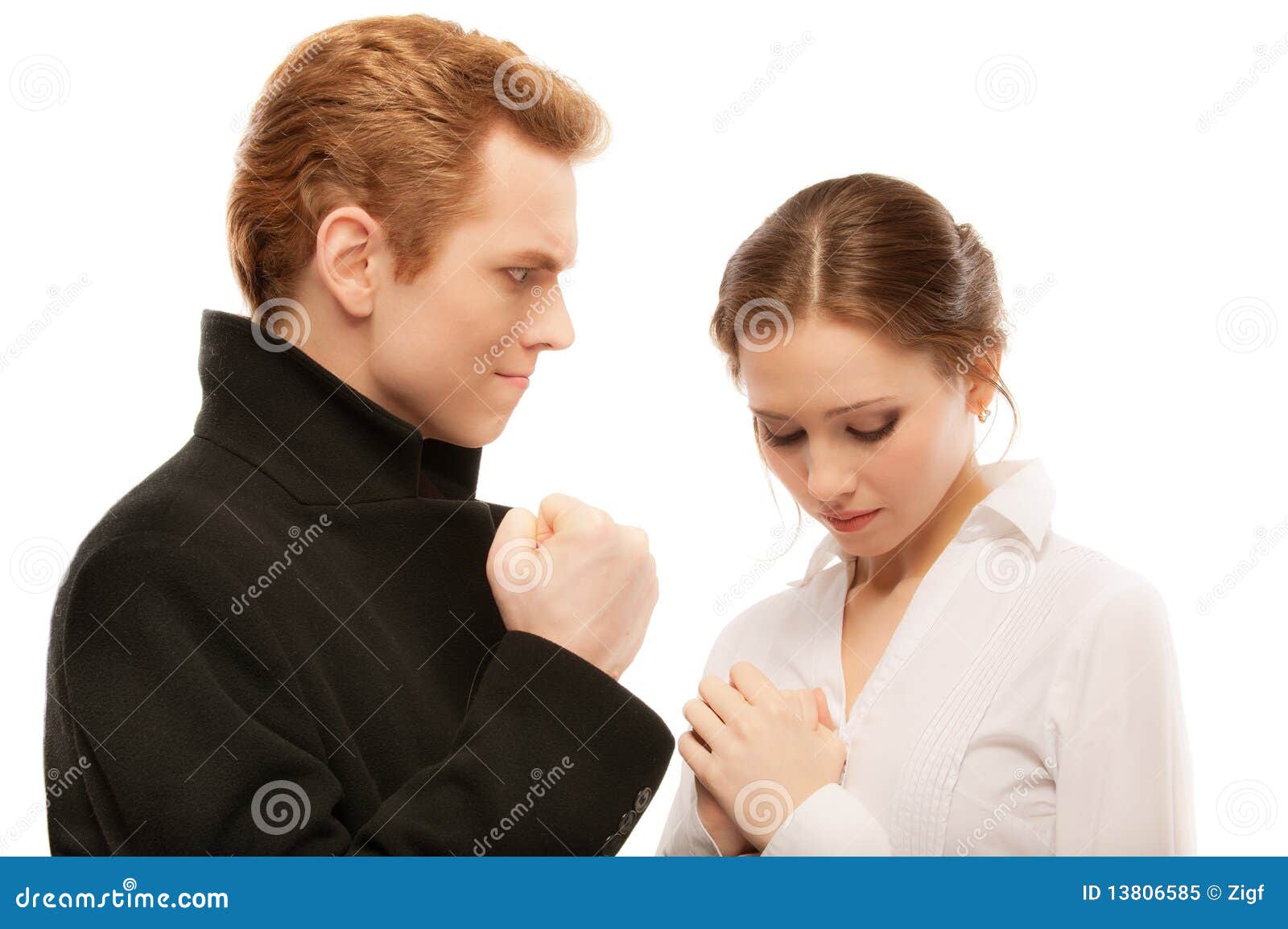 Chief And Subordinate. Hard Work Concept. Illegal Labor. Stock Photo ...