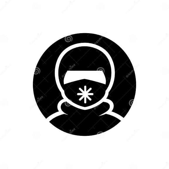 Severe Cold Warning Icon stock vector. Illustration of temperature ...