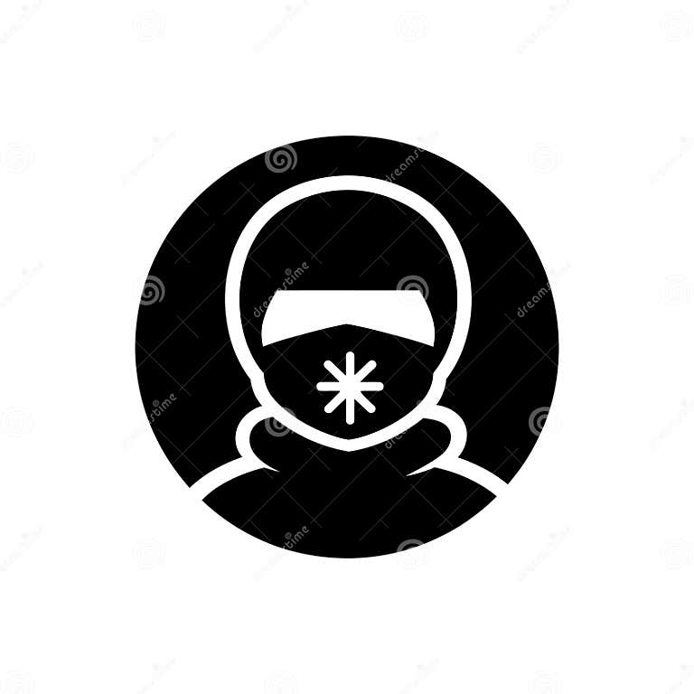 Severe Cold Warning Icon stock vector. Illustration of temperature ...