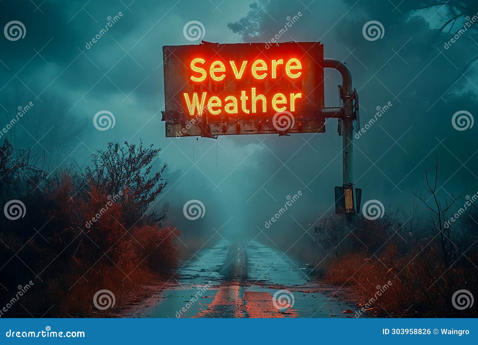 Severe Weather information stock illustration. Illustration of ...