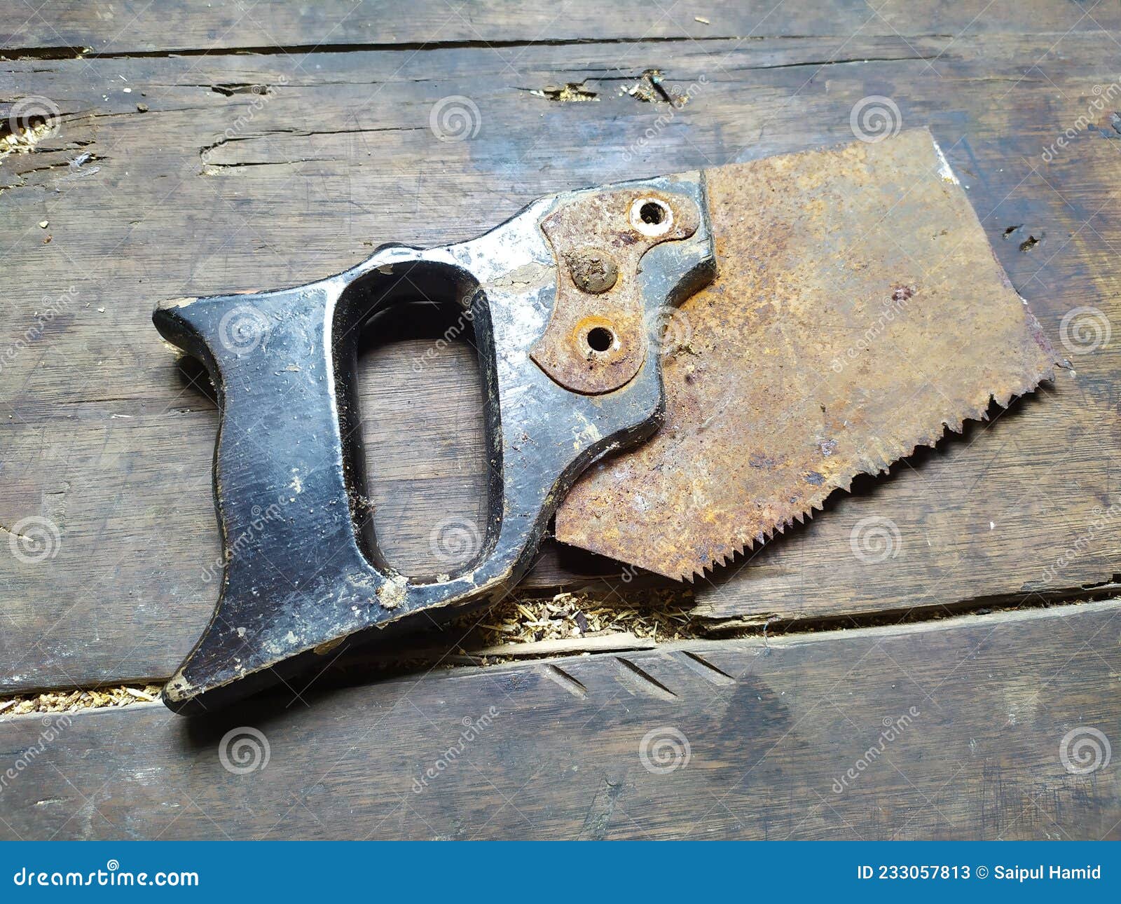 Severely Damaged And Broken Saw Royalty-Free Stock Photography ...