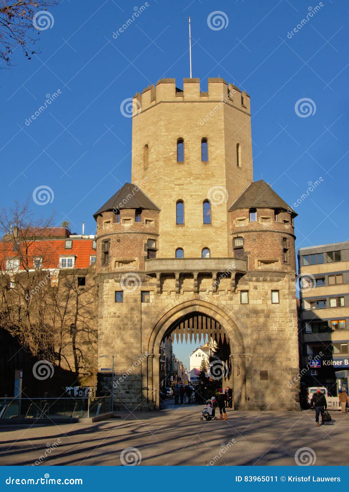 `Severinstor`, Medieval City Gate, Cologne Editorial Photo - Image of ...