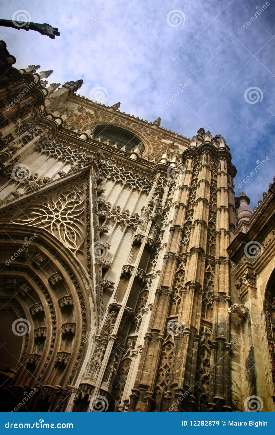 Sevilla Cathedral Gothic Entrance Stock Image - Image of majesty ...