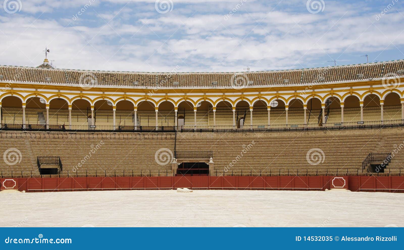 Seville bullring stock image. Image of seat, bull, arena - 14532035