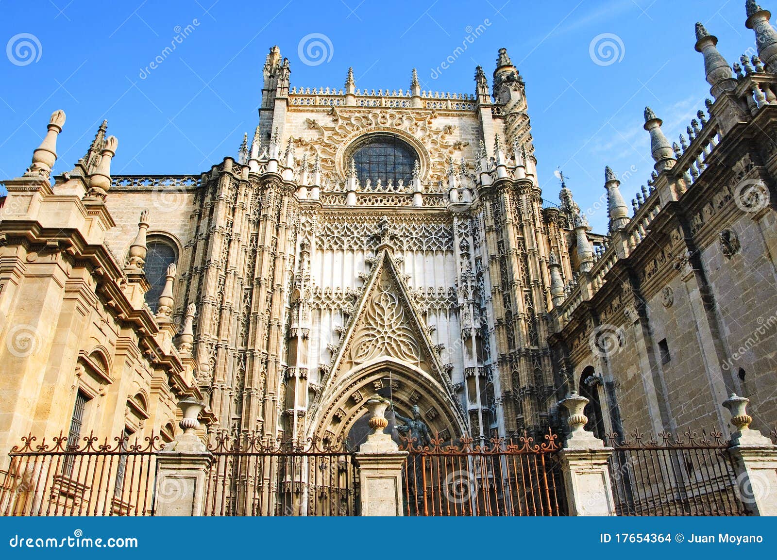 Seville Cathedral, in Seville Spain Stock Photo - Image of landmark ...