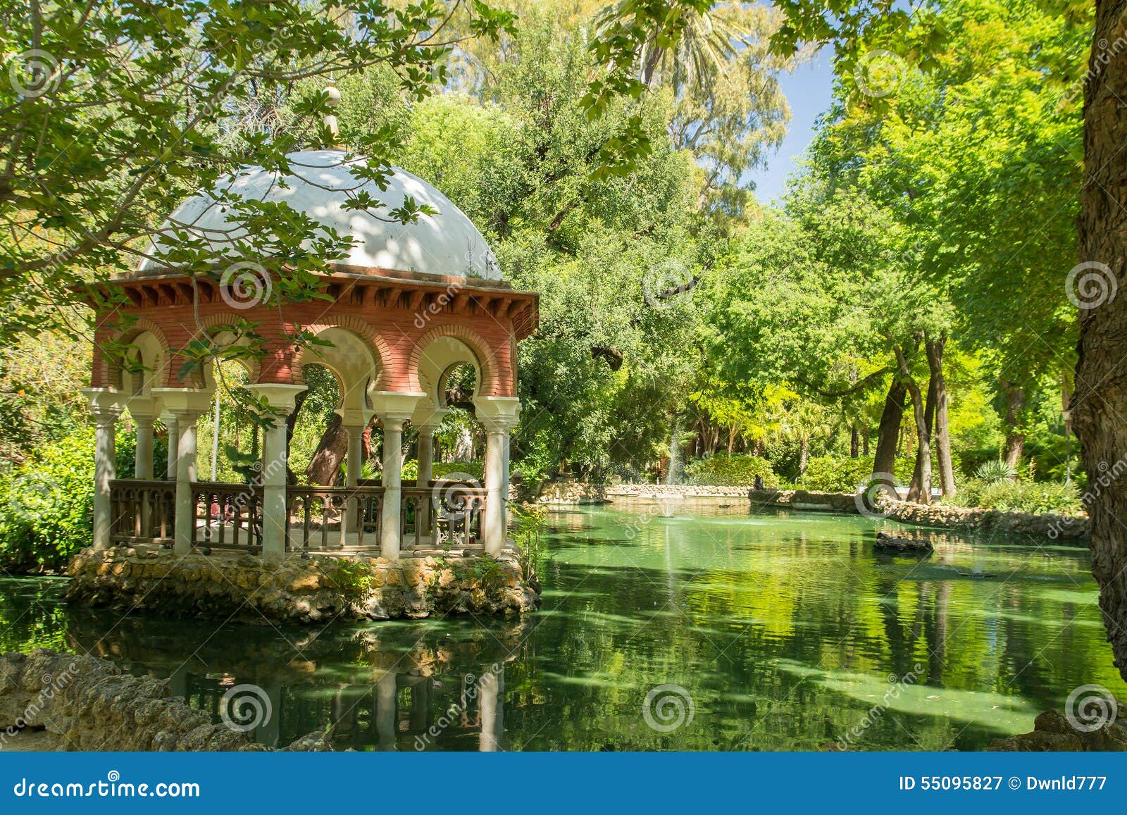 Seville park stock image. Image of garden, andalucia - 55095827