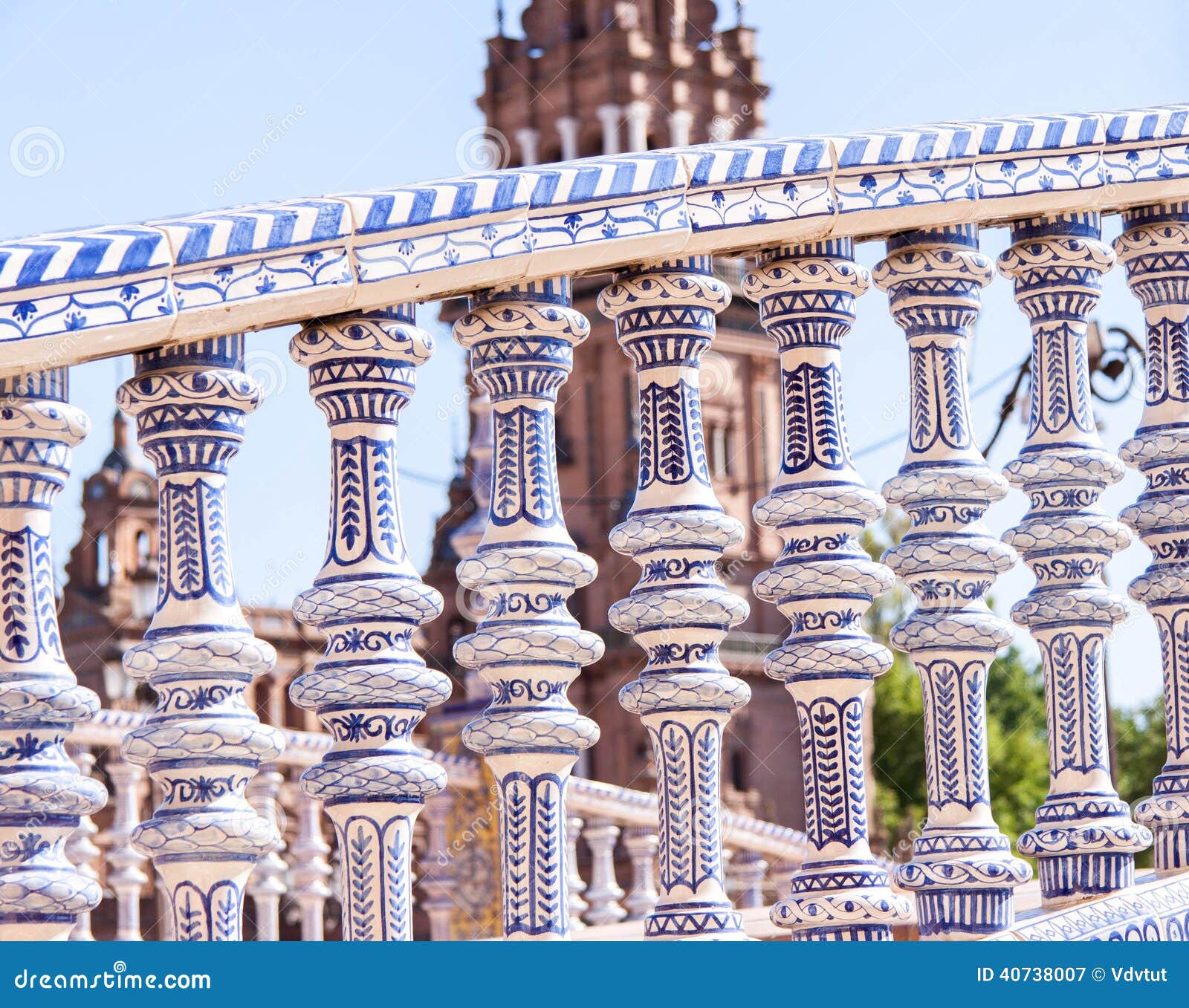 Seville, Pillars stock image. Image of square, historic - 40738007