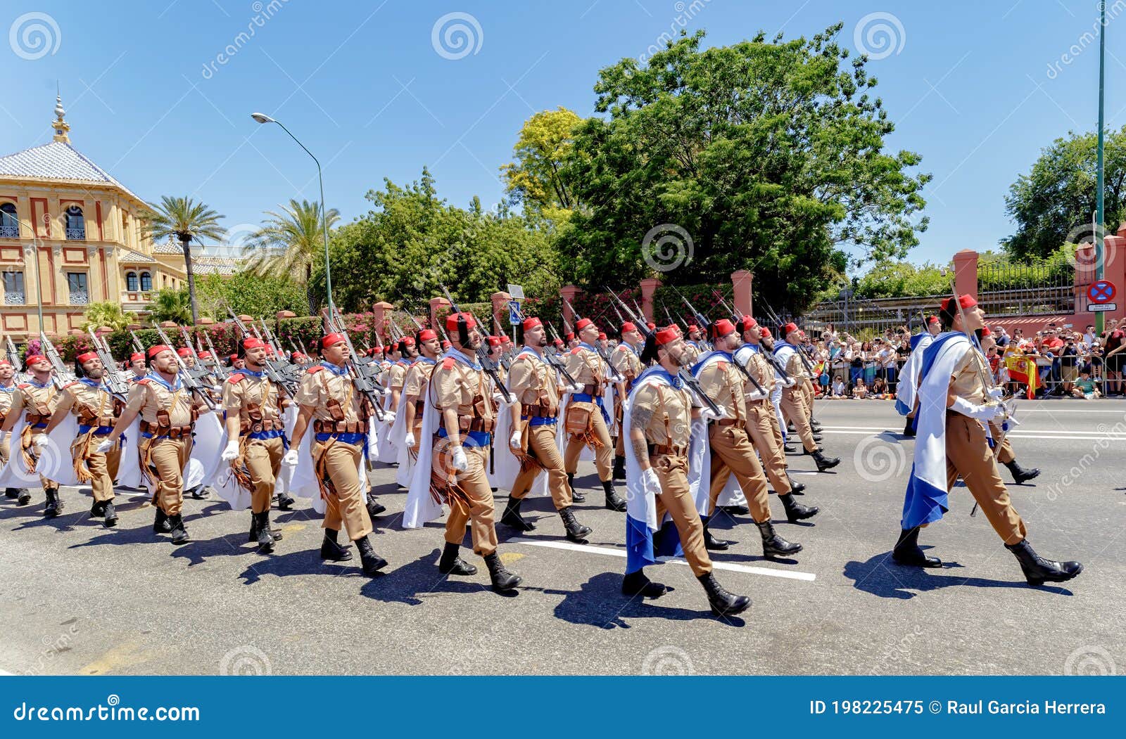 Indigenous Regular Forces of Melilla during Display of Spanish Armed ...