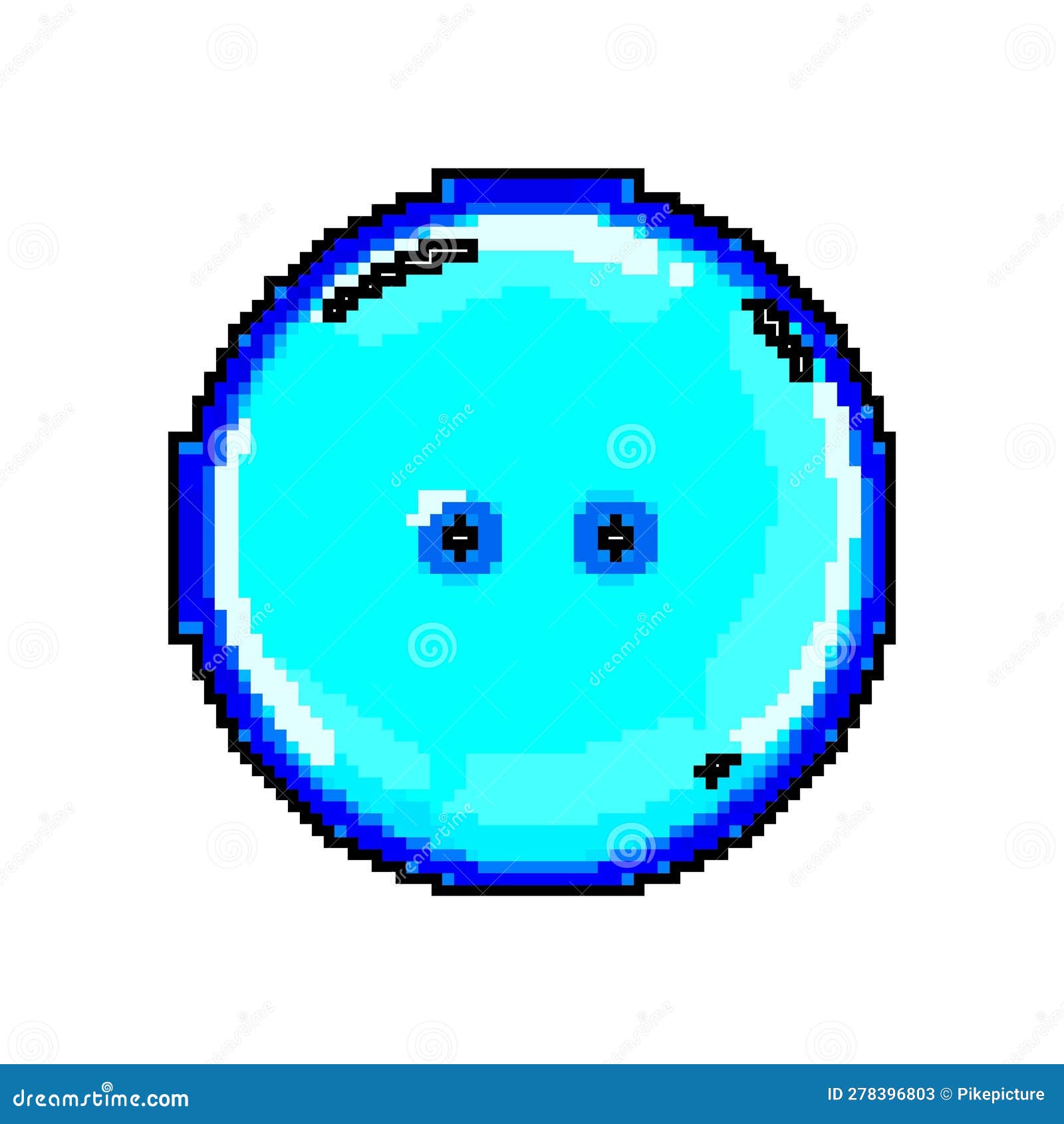 Sew Sewing Button Game Pixel Art Vector Illustration Stock Vector ...