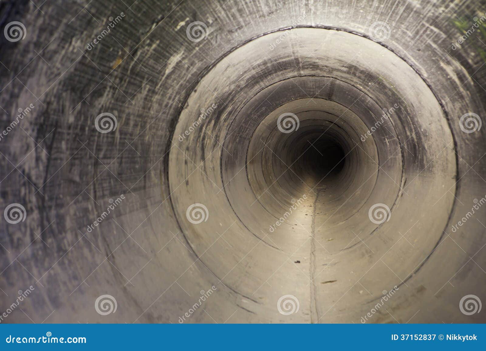 Sewage collector pipe stock image. Image of drain, empty - 37152837
