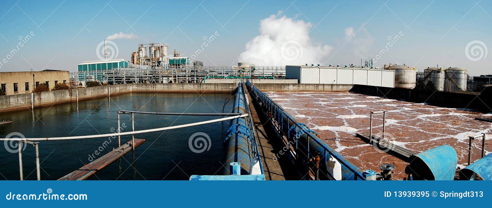 Sewage farm stock image. Image of renewable, construction - 13939395