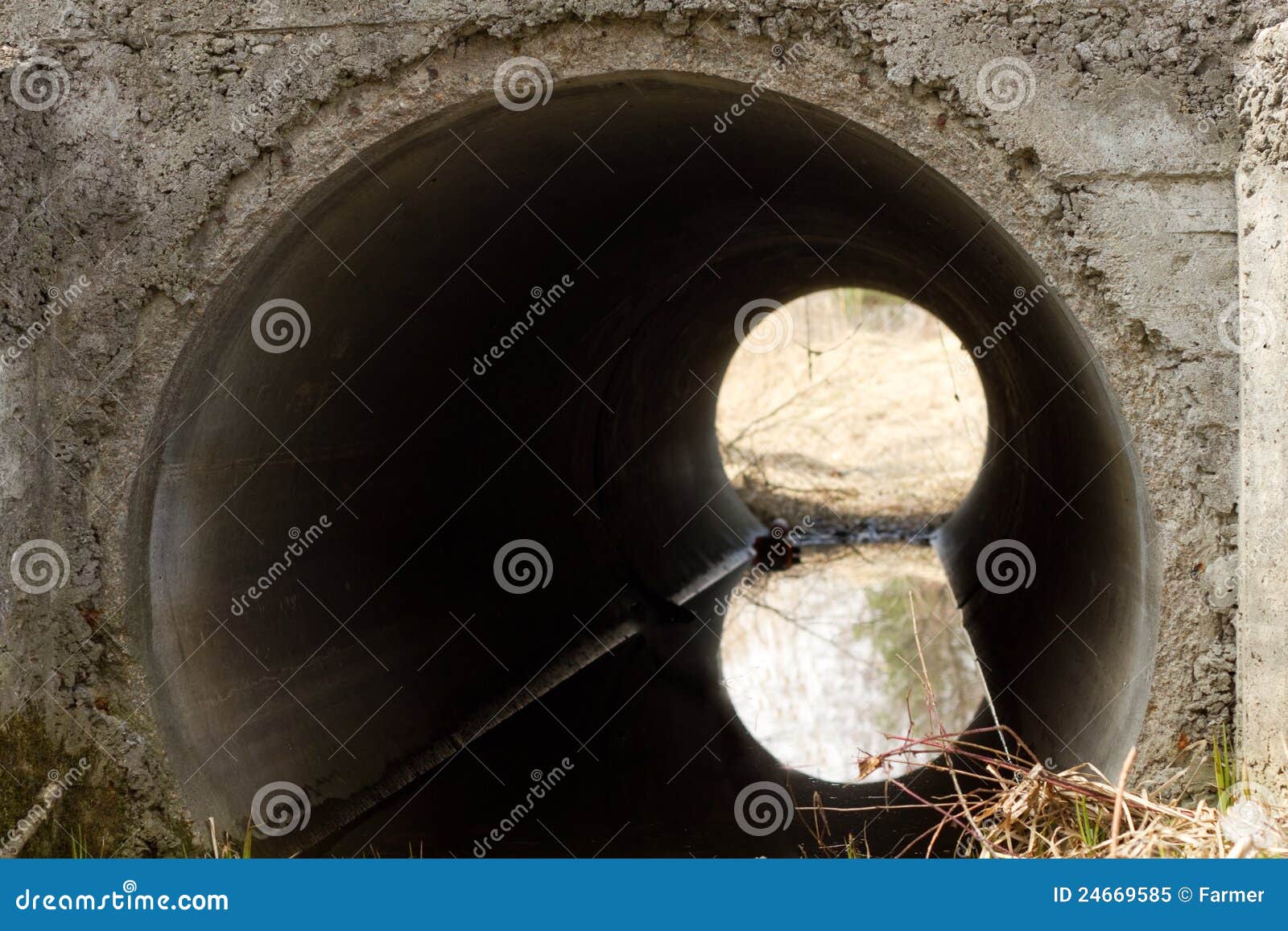 Sewage pipe stock image. Image of environment, sewerage - 24669585