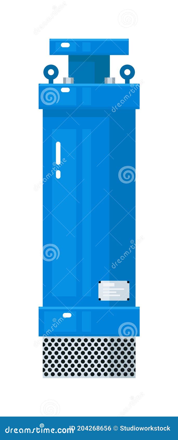 Sump Pump Icon In Filled, Thin Line, Outline And Stroke Style. Vector ...