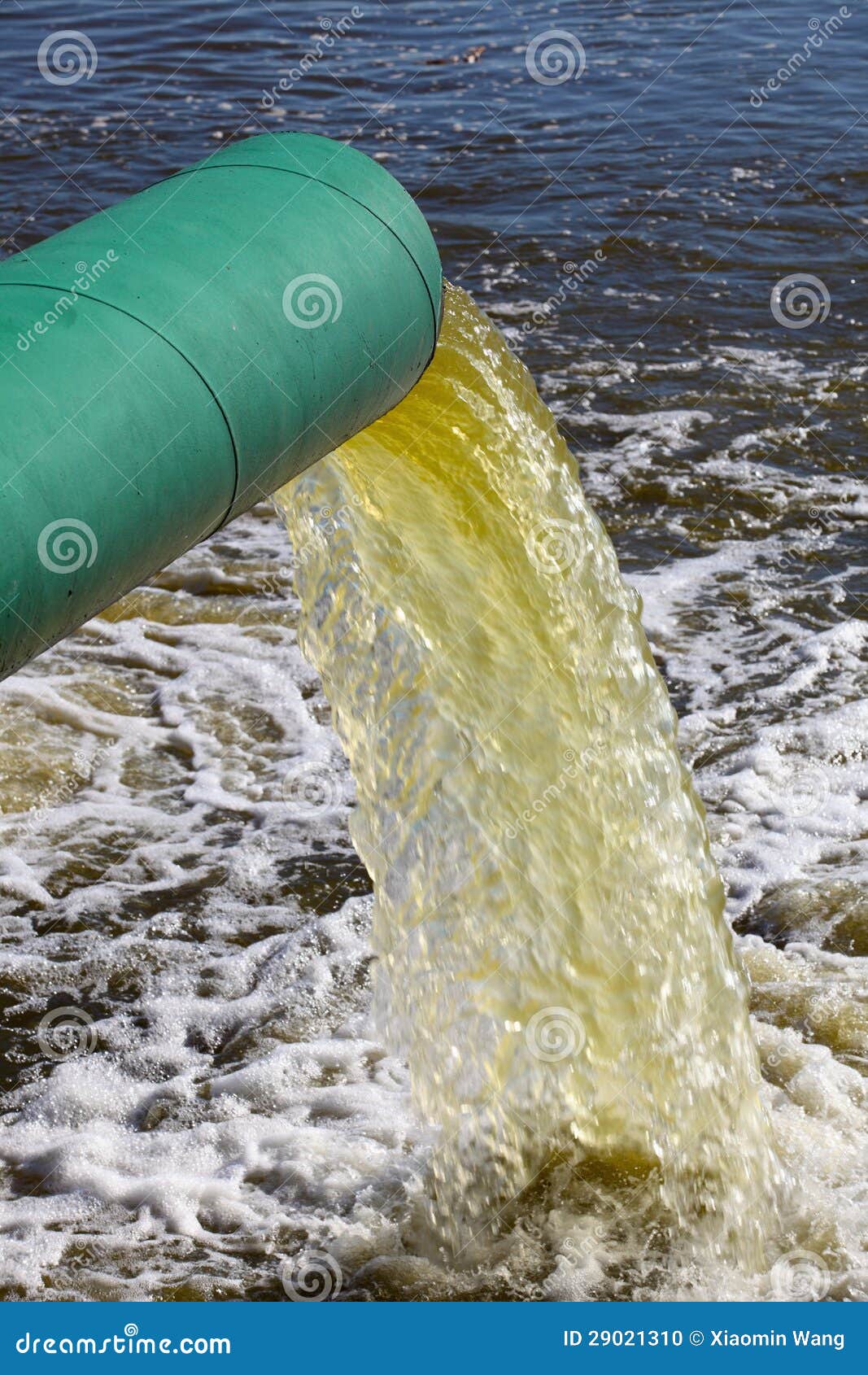Sewage waste pipe stock photo. Image of streamtreatment - 29021310