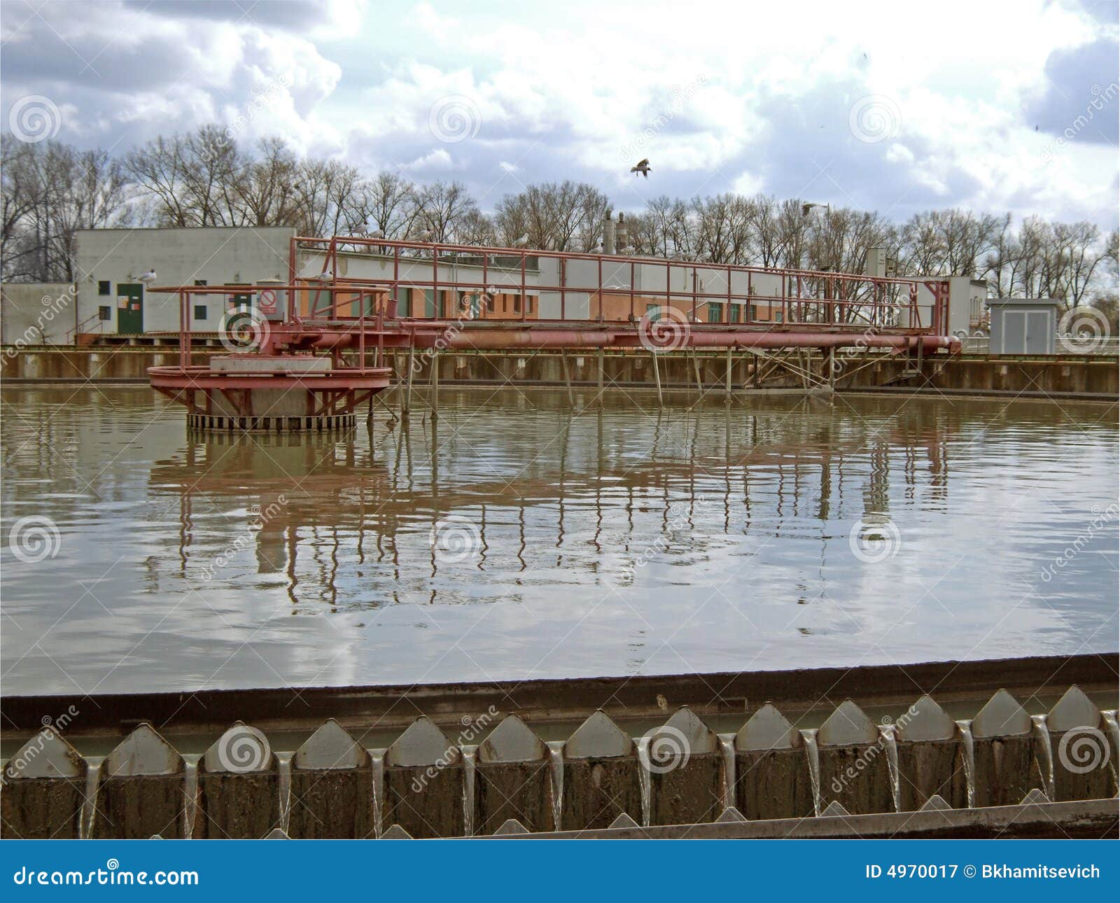 Sewage water factory stock image. Image of purity, factory - 4970017