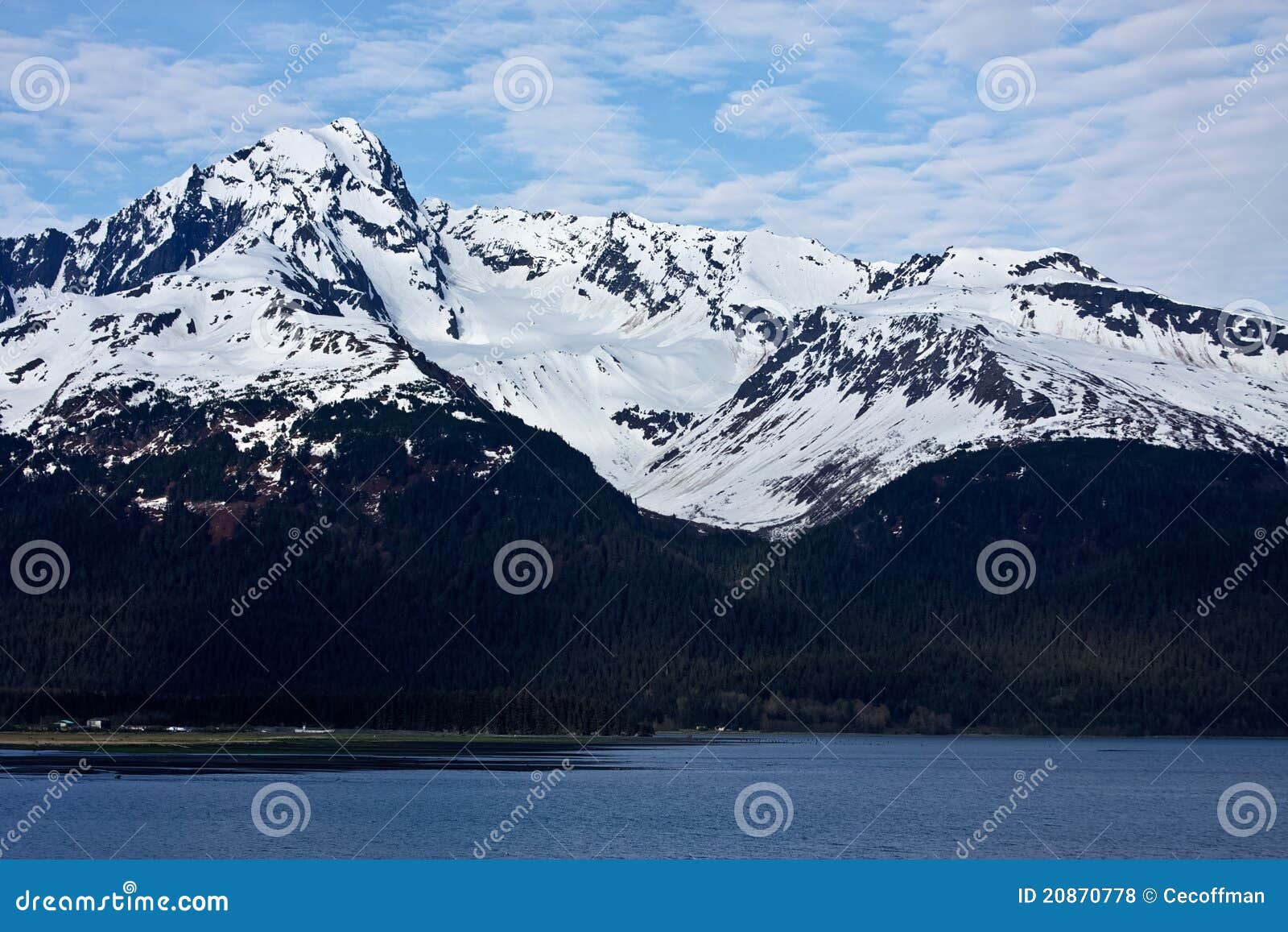 Seward, Alaska stock photo. Image of snow, kenai, alaska - 20870778