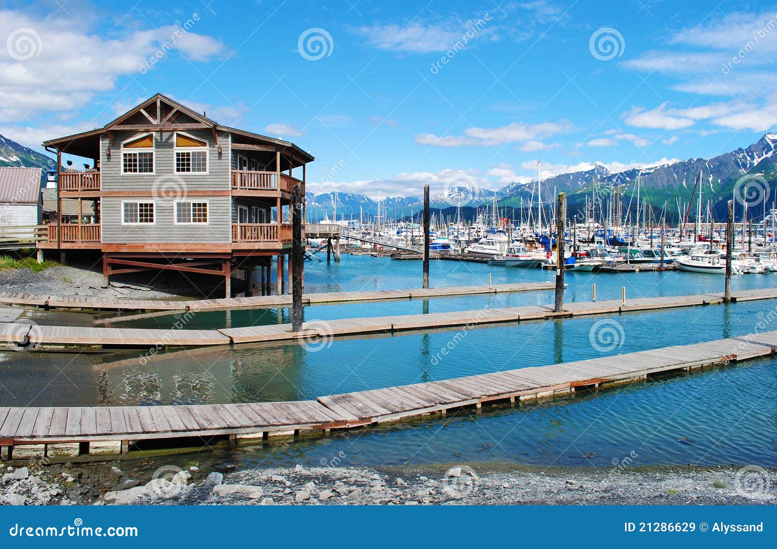Seward Alaska stock image. Image of building, scenic - 21286629