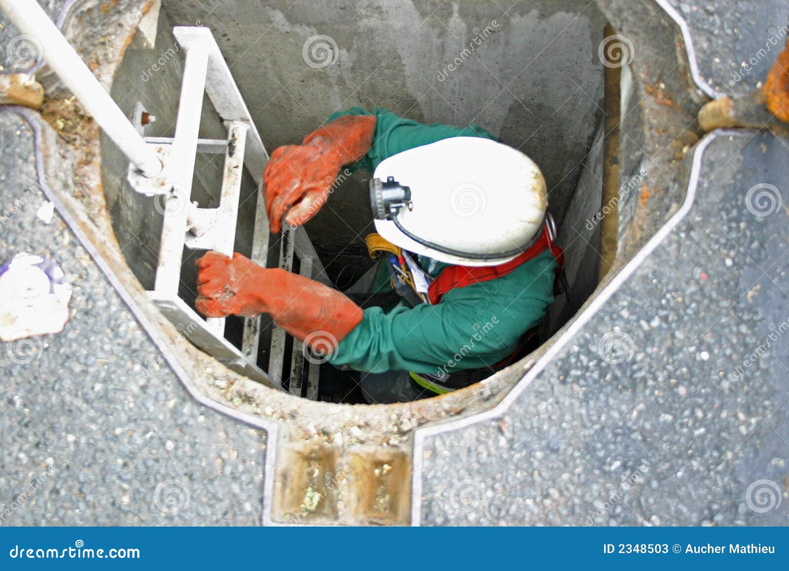 The sewer stock image. Image of drainage, network, sewerman - 2348503