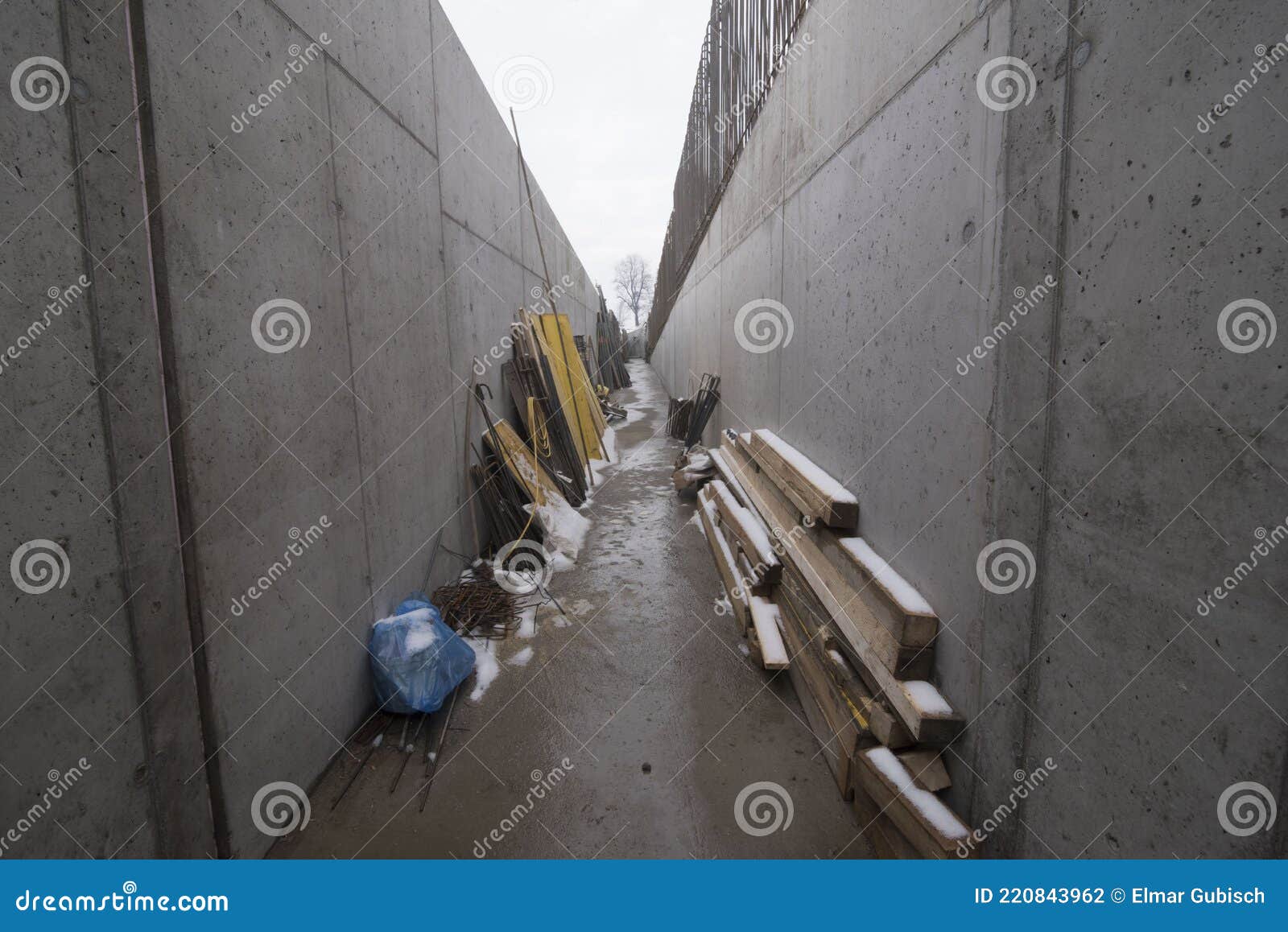 Sewer Construction in Hydraulic Engineering Stock Photo - Image of ...