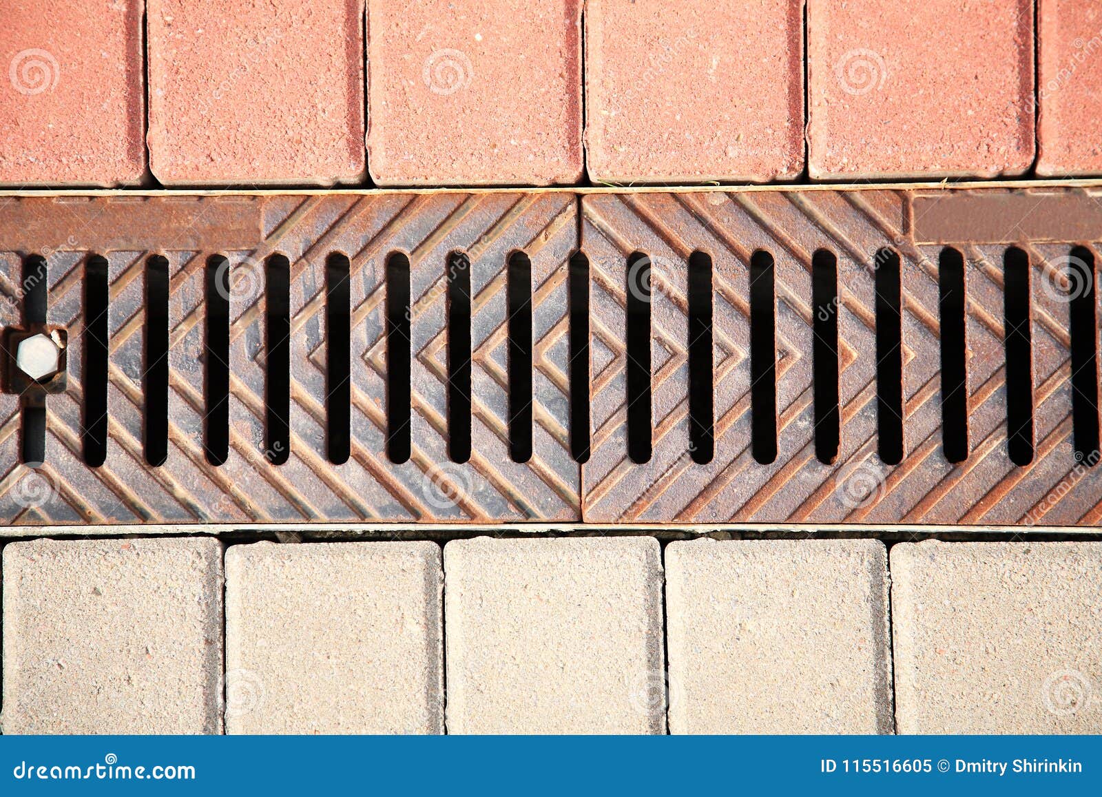 Sewer Drain stock image. Image of drain, pattern, tile - 115516605