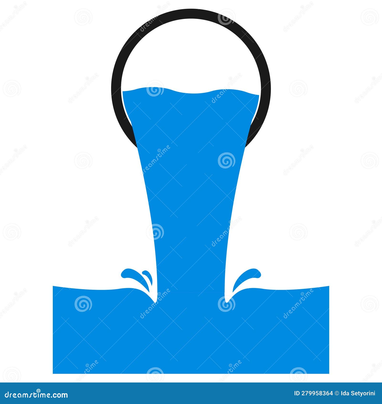 Sewer icon vector stock illustration. Illustration of river - 279958364