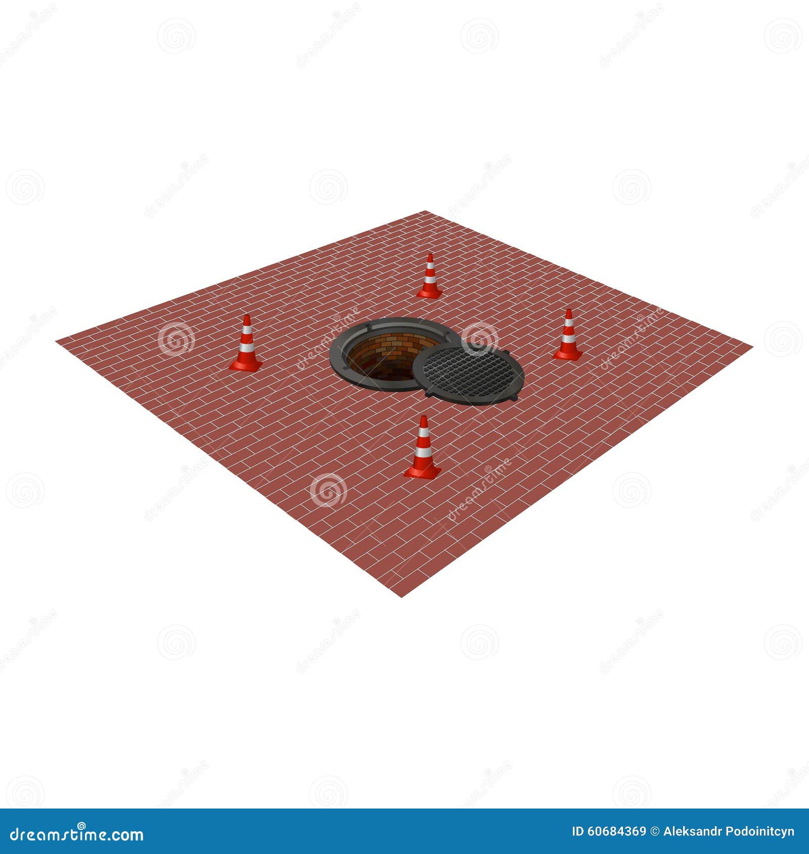 Sewer, Manhole, Tunnel, Pit, Hole Stock Vector - Illustration of ...