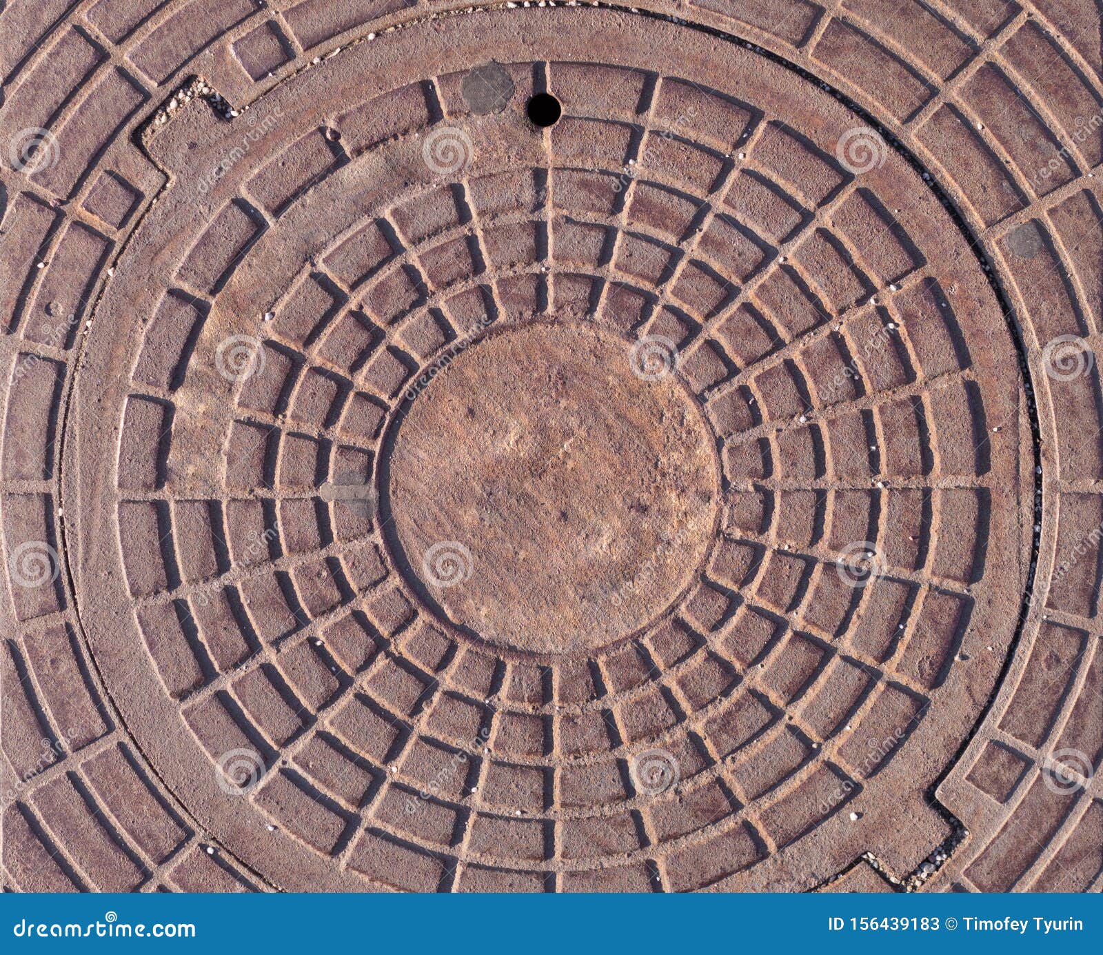 Sewer Iron Hatch on the Sidewalk. Background, Texture. Stock Image ...