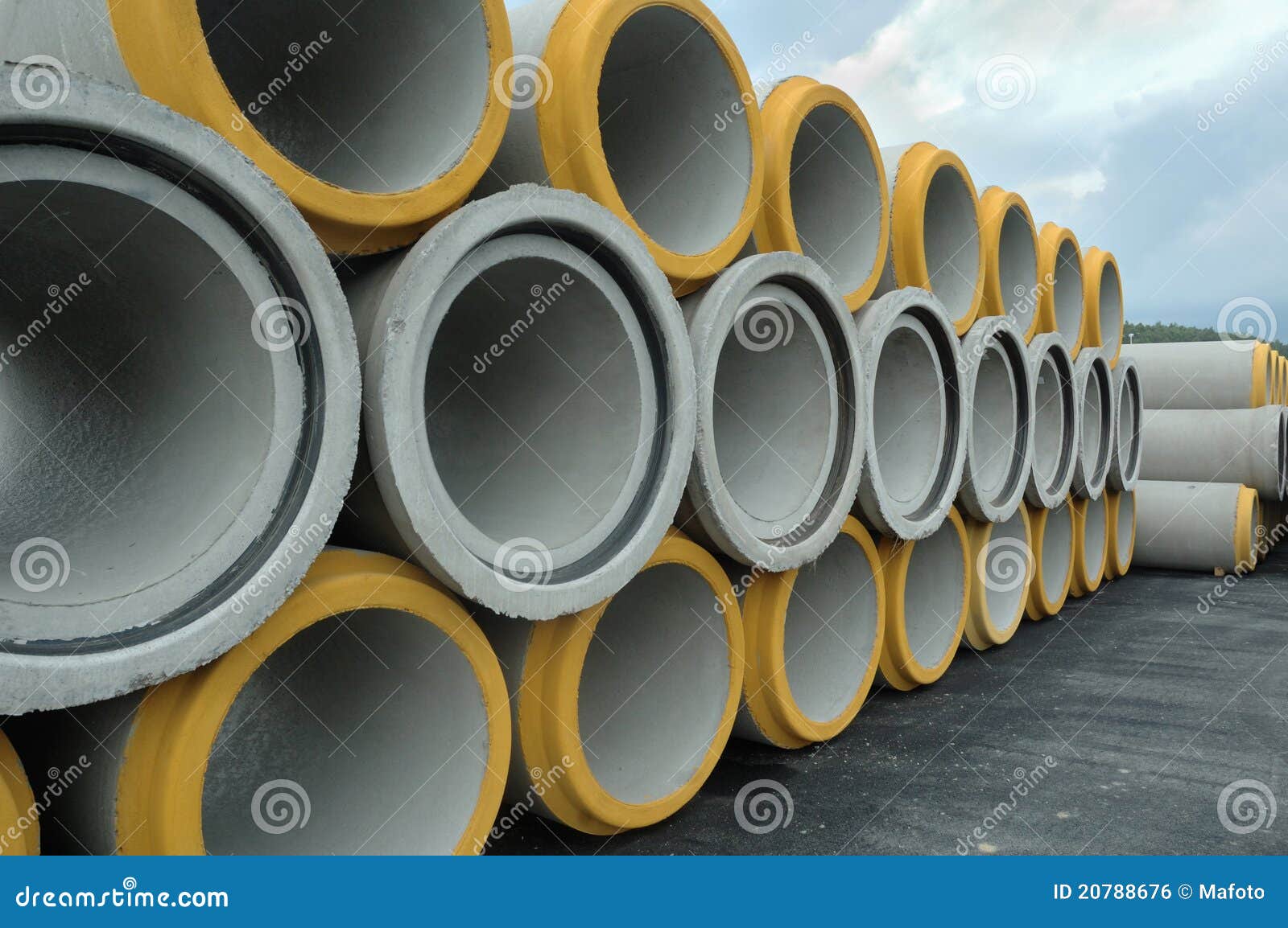 Sewer pipe stock photo. Image of canalization, pressure - 20788676