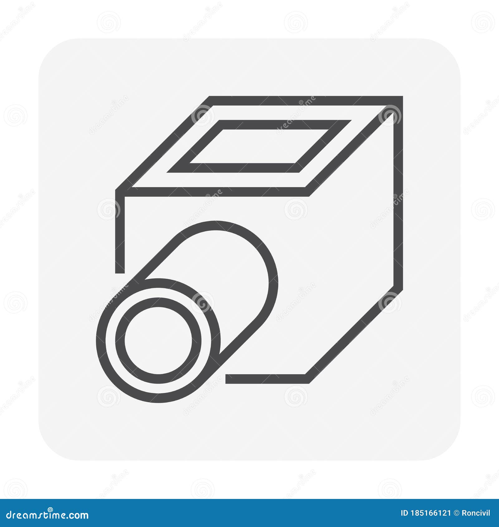 Sewer pipe icon stock vector. Illustration of roof, metal - 185166121