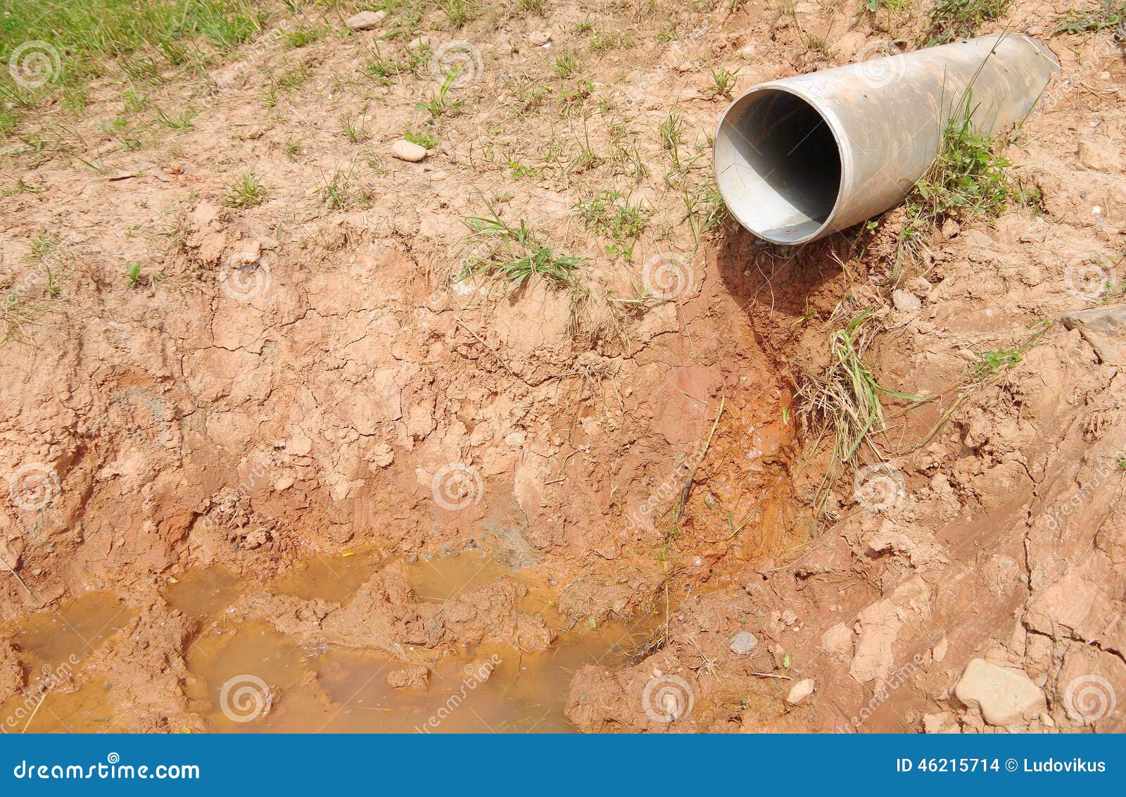 Sewer pipe stock photo. Image of ecology, wastewater - 46215714
