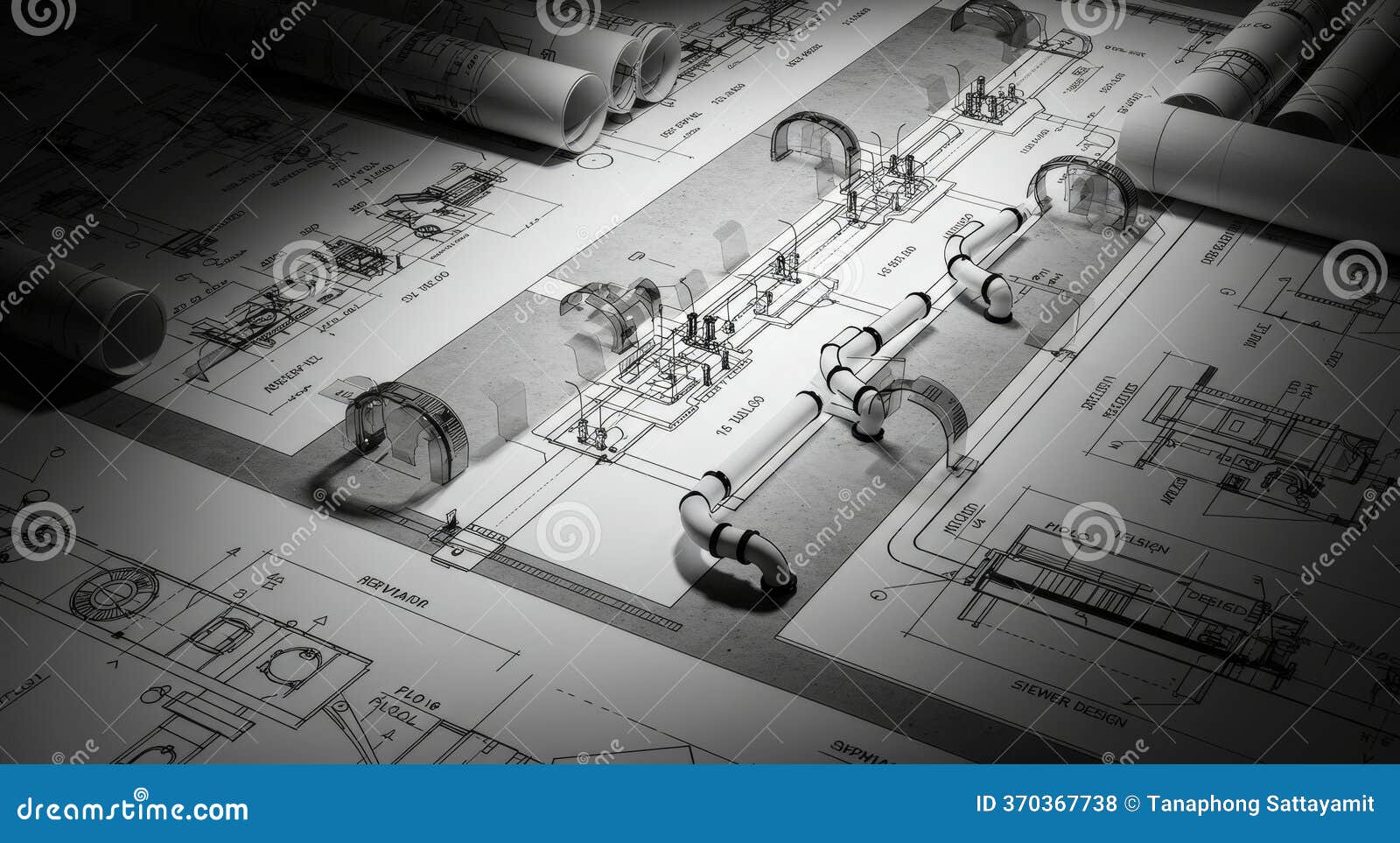 Sewer System Project Siphon Design Drawings Detailed Engineering ...