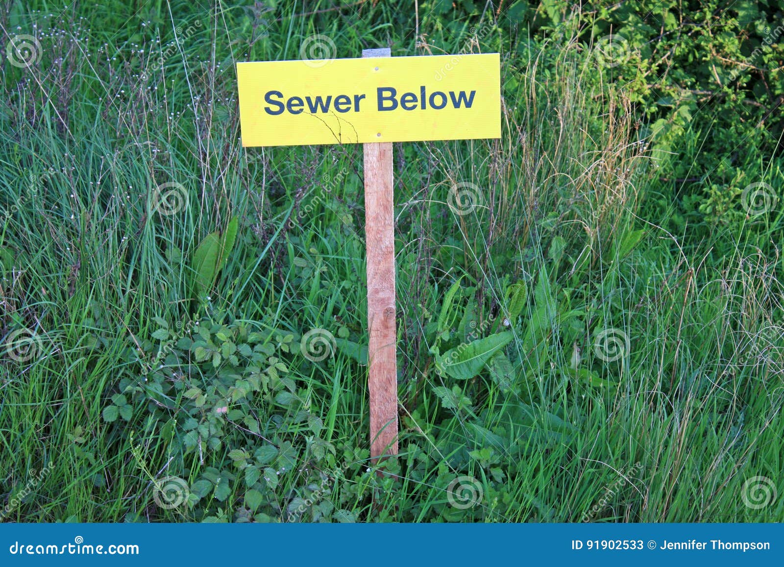 Sewer warning sign stock image. Image of site, warning - 91902533