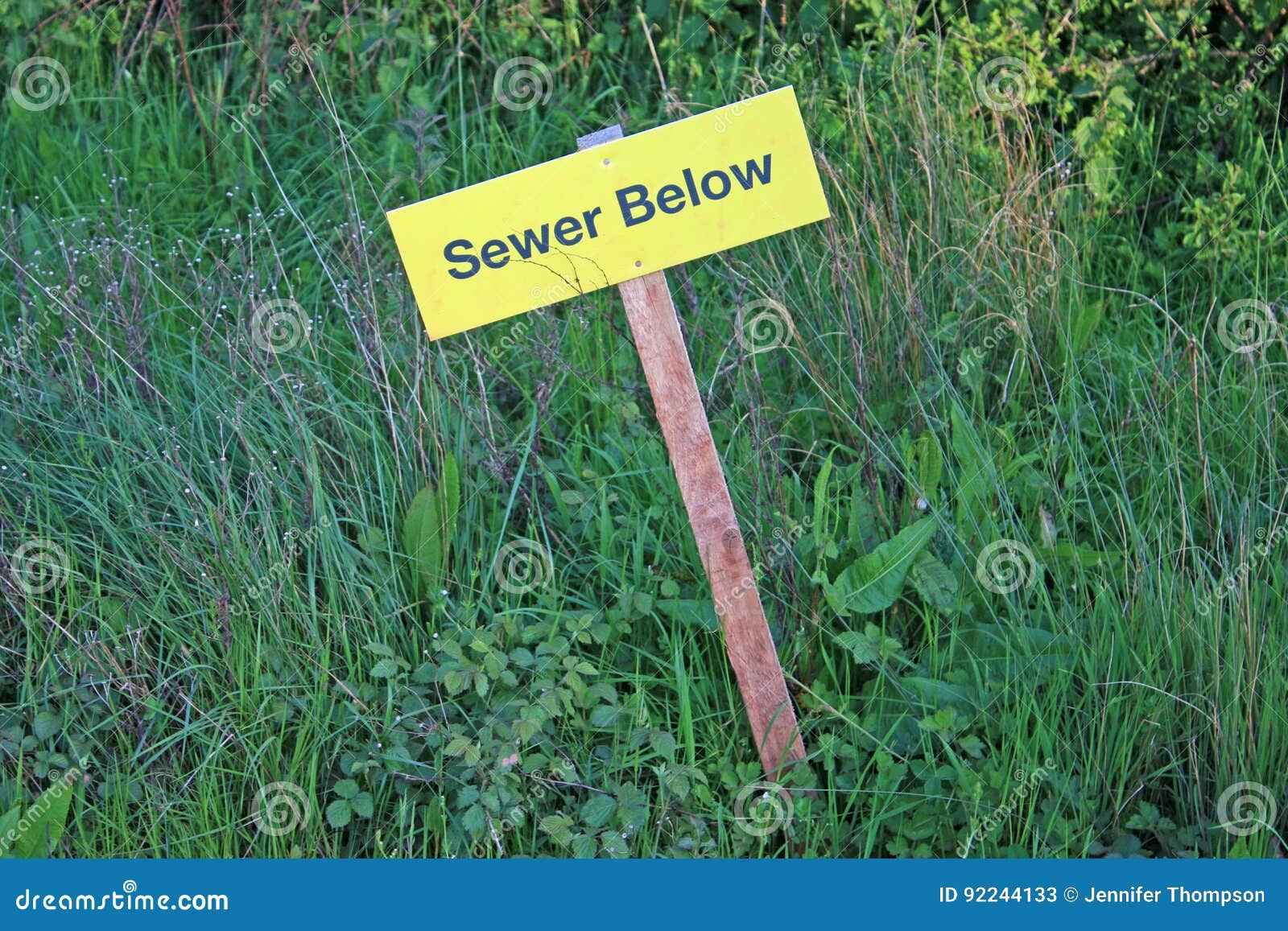 Sewer Warning sign stock image. Image of warning, yellow - 92244133
