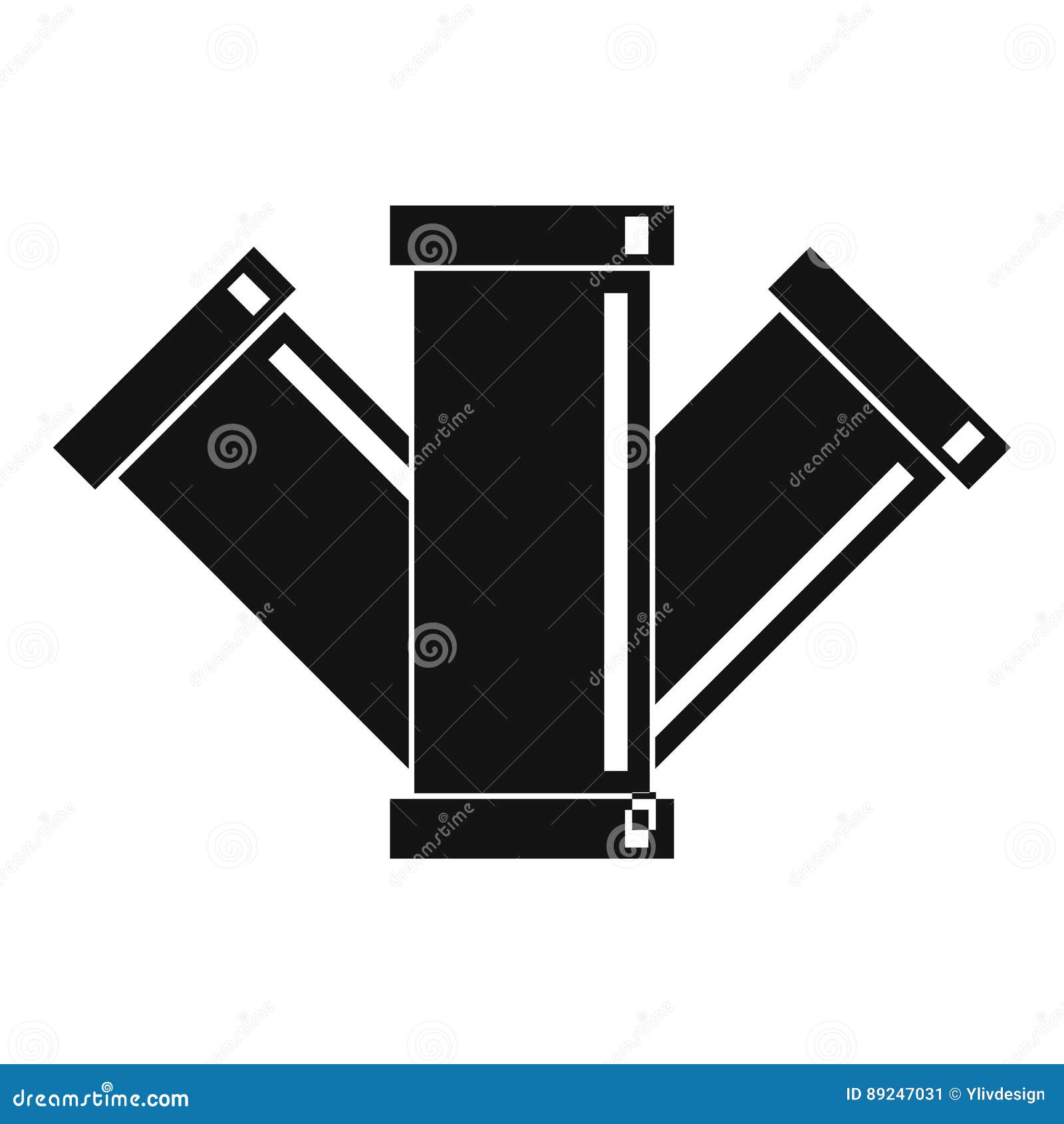 Sewerage Icon, Simple Style Stock Vector - Illustration of gasoline ...