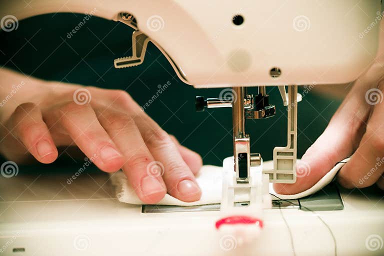 Sewing stock image. Image of steel, needle, fabric, clothing - 1844203