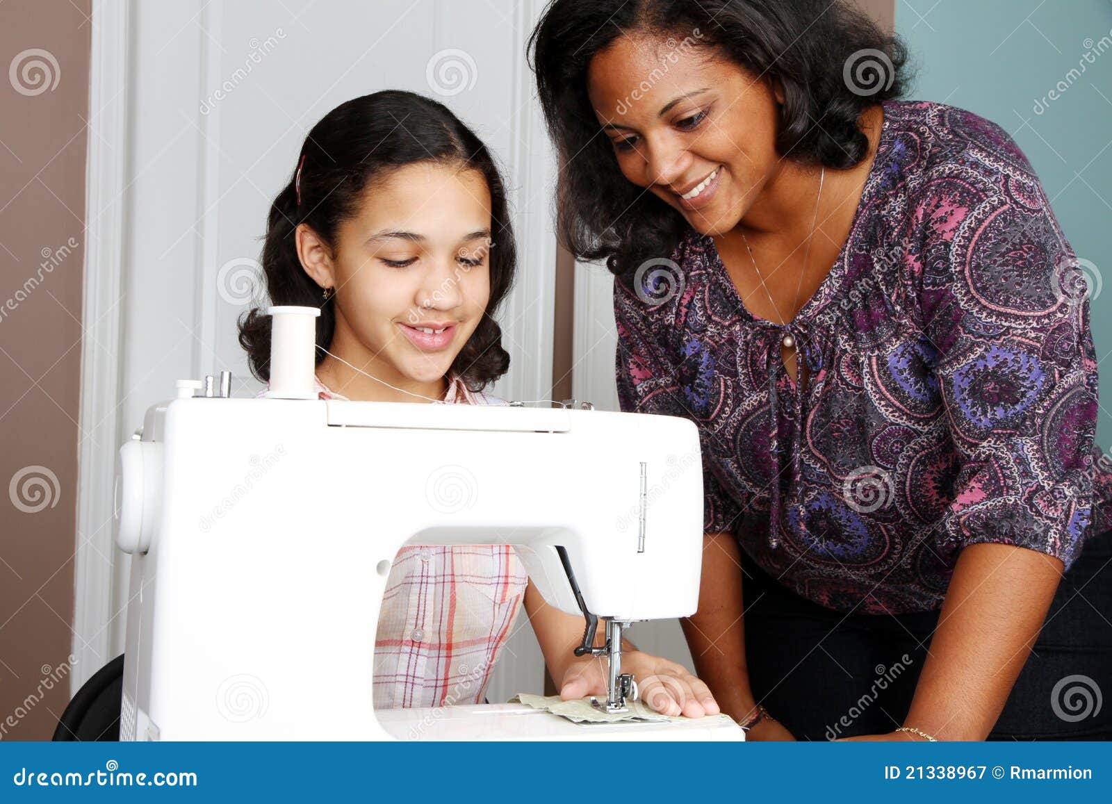 Sewing stock image. Image of mother, women, thread, concentration ...