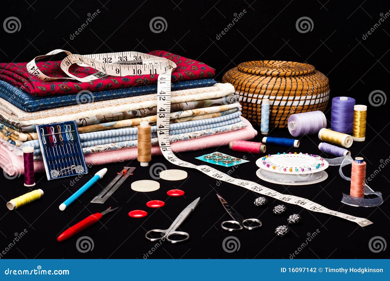 Sewing Accessories stock photo. Image of craft, needlework - 16097142