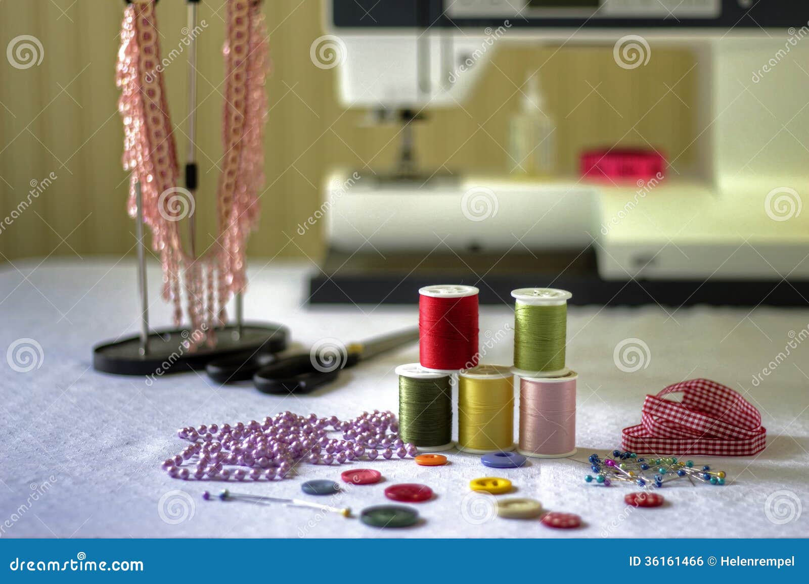 Sewing accessories stock photo. Image of hobby, pins - 36161466