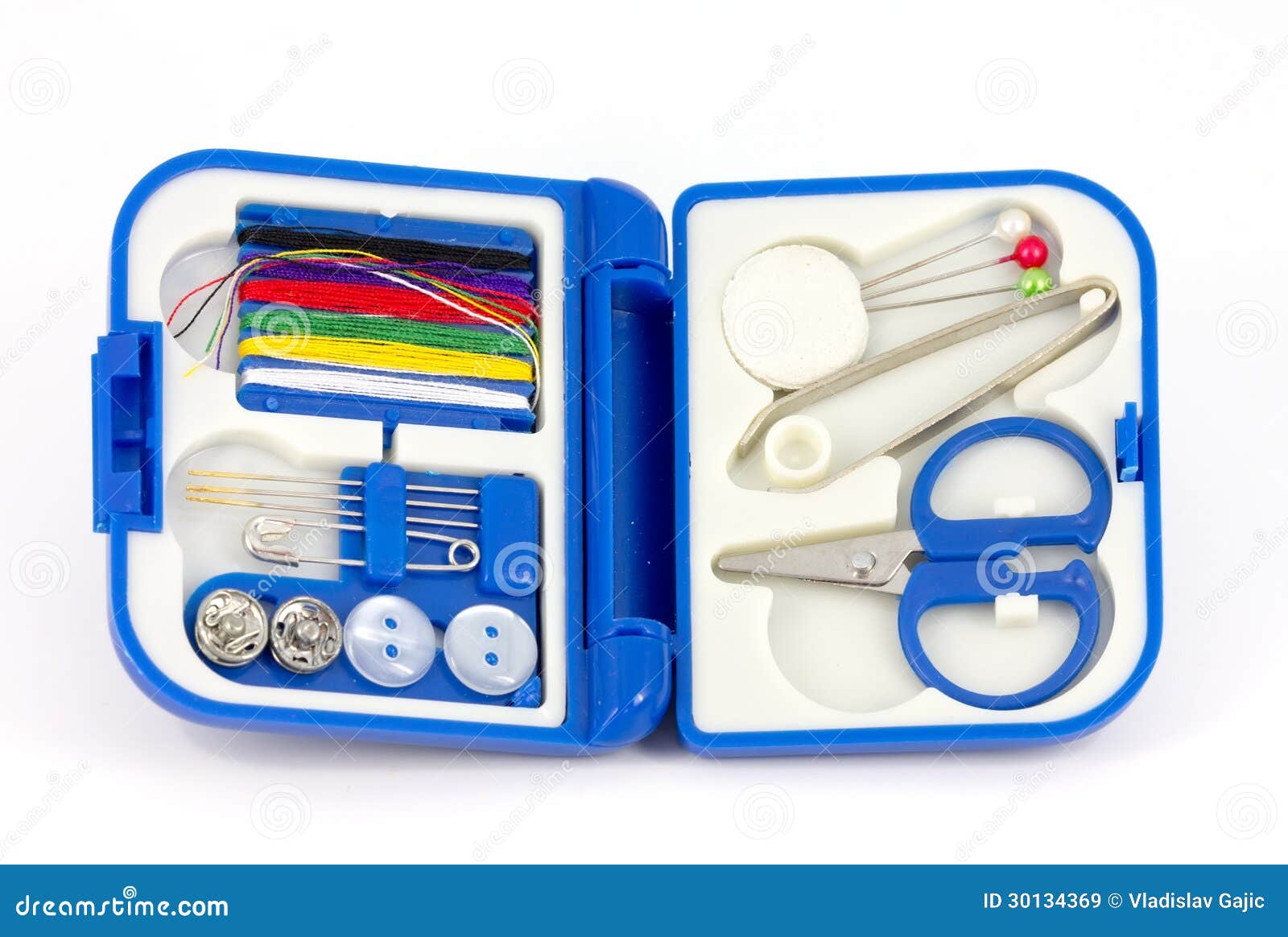 Sewing accessories stock image. Image of needlework, measure - 30134369