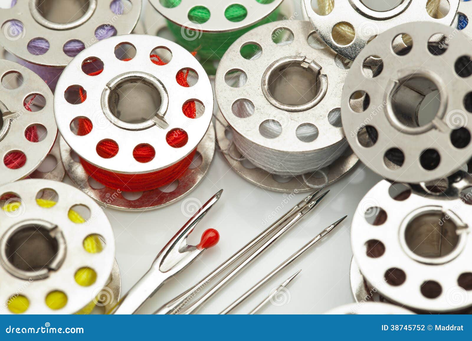 Sewing accessories stock photo. Image of mend, material - 38745752