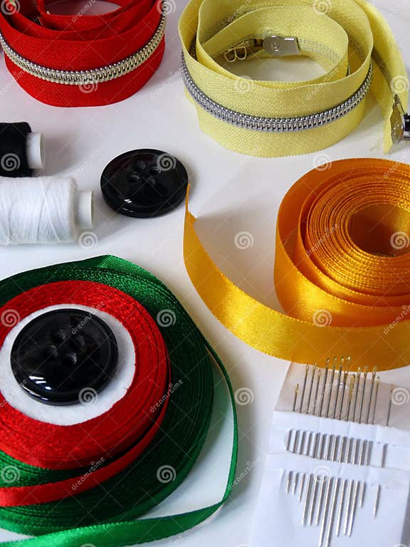 Sewing Accessories for Needlework Stock Image - Image of closeup ...