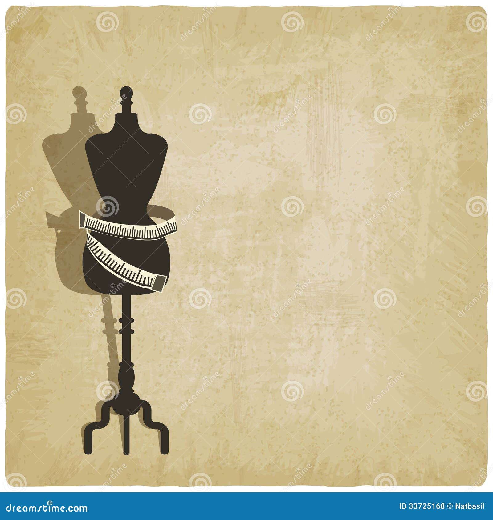 Sewing Background Stock Vector Illustration Of Beige 33725168
