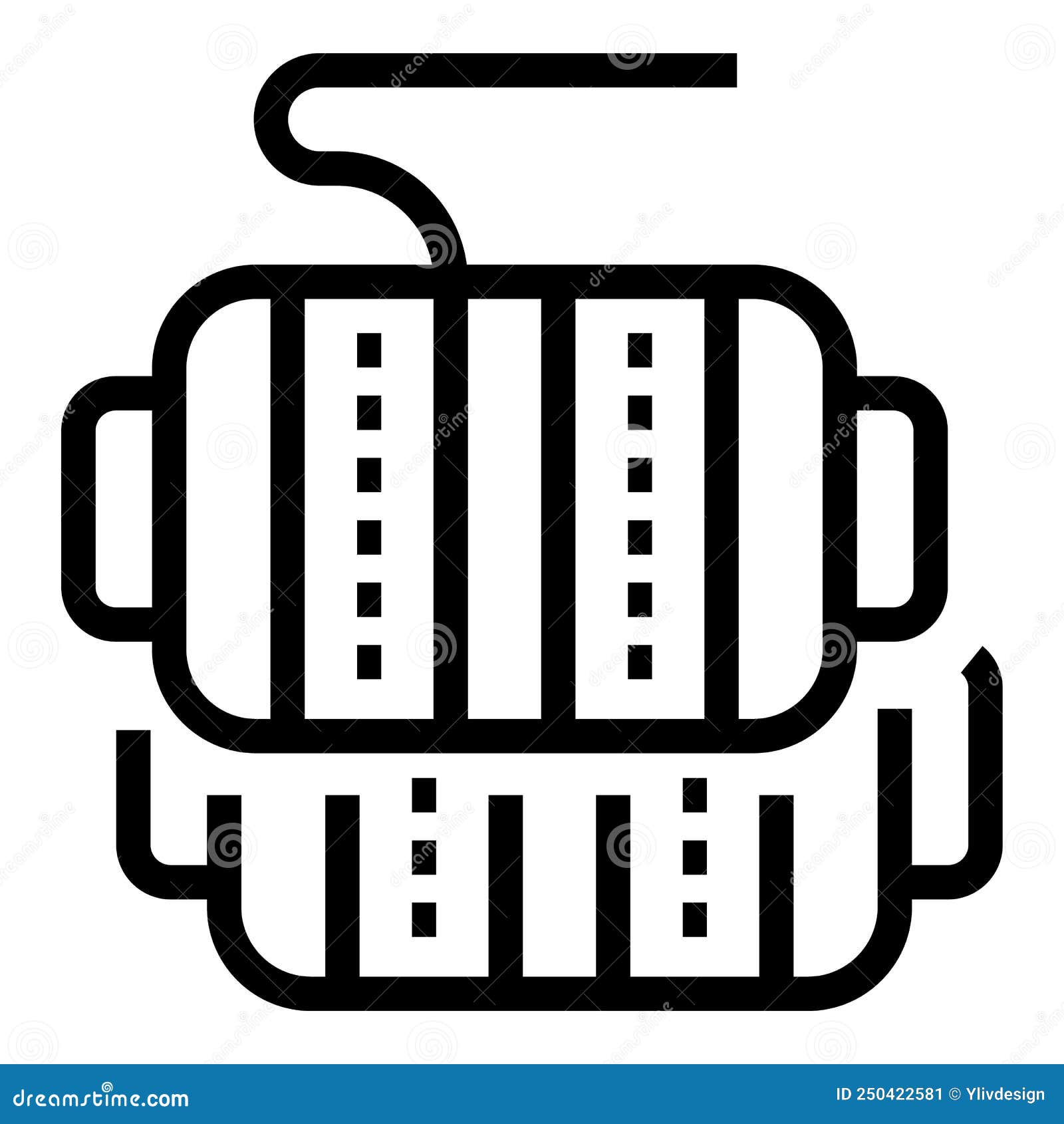 Sewing Bobine Icon Outline Vector. Craft Art Stock Vector ...