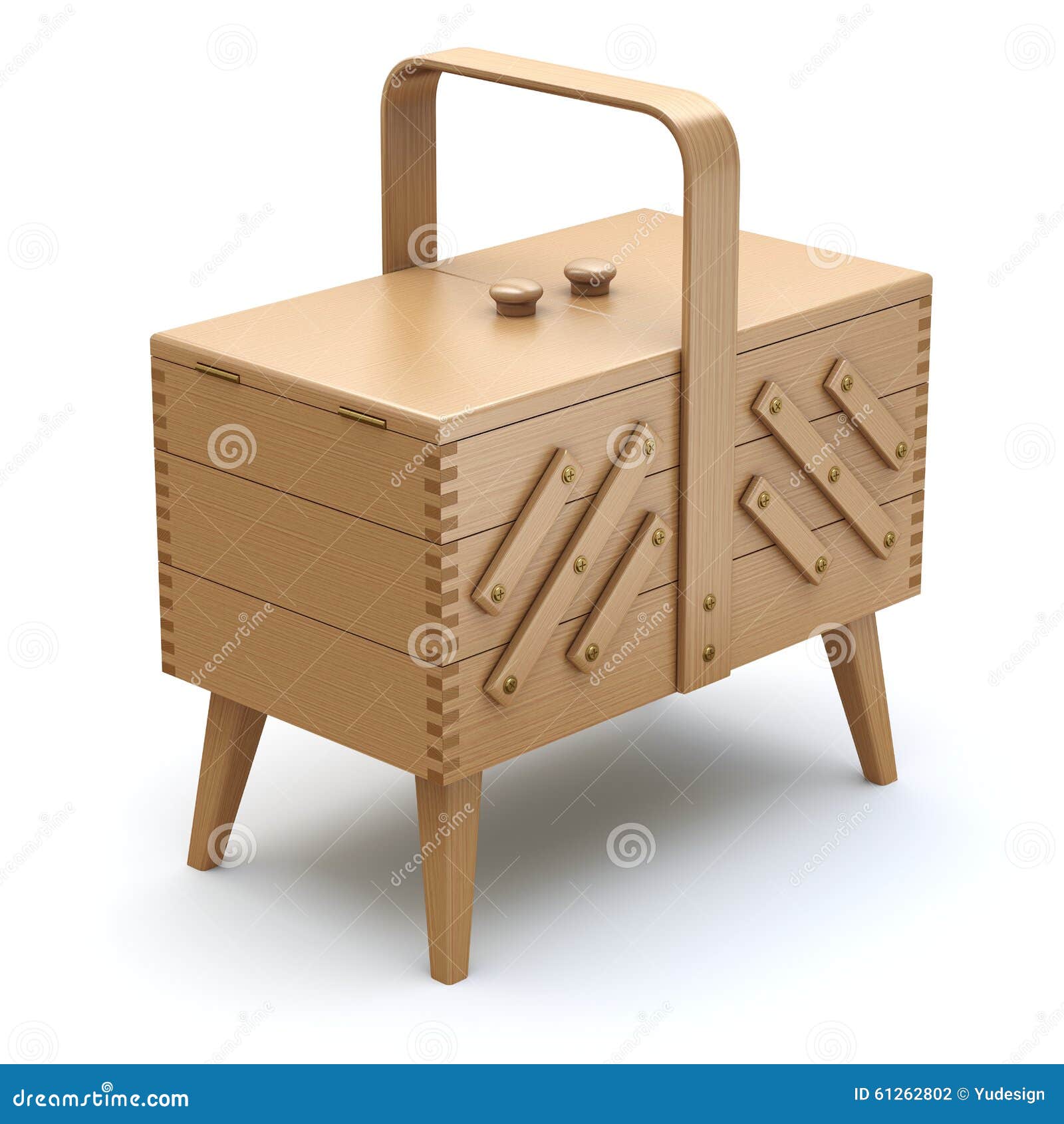 Sewing box stock illustration. Illustration of expendable - 61262802