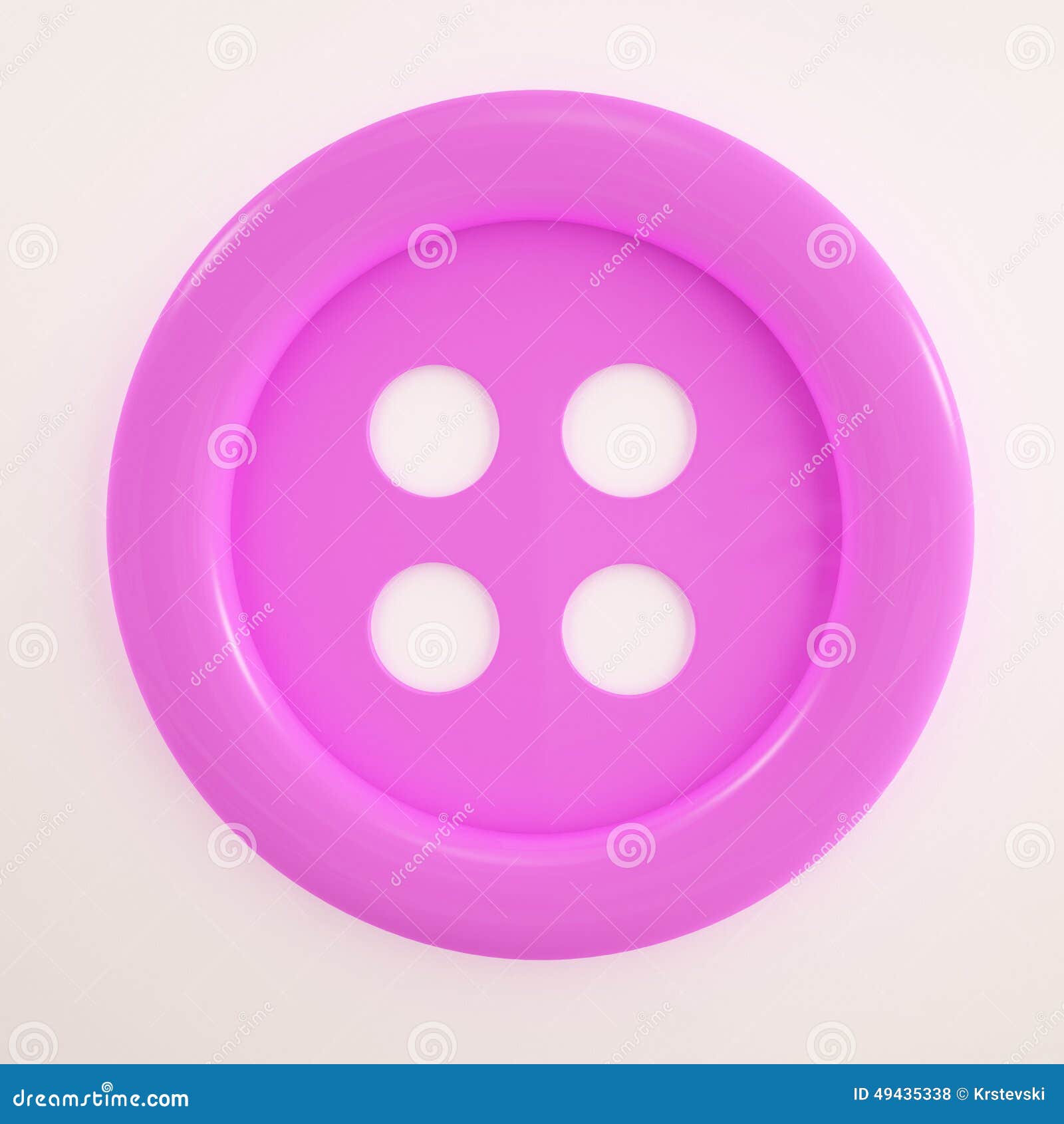 Sewing Button 3d Illustration Stock Illustration - Illustration of ...