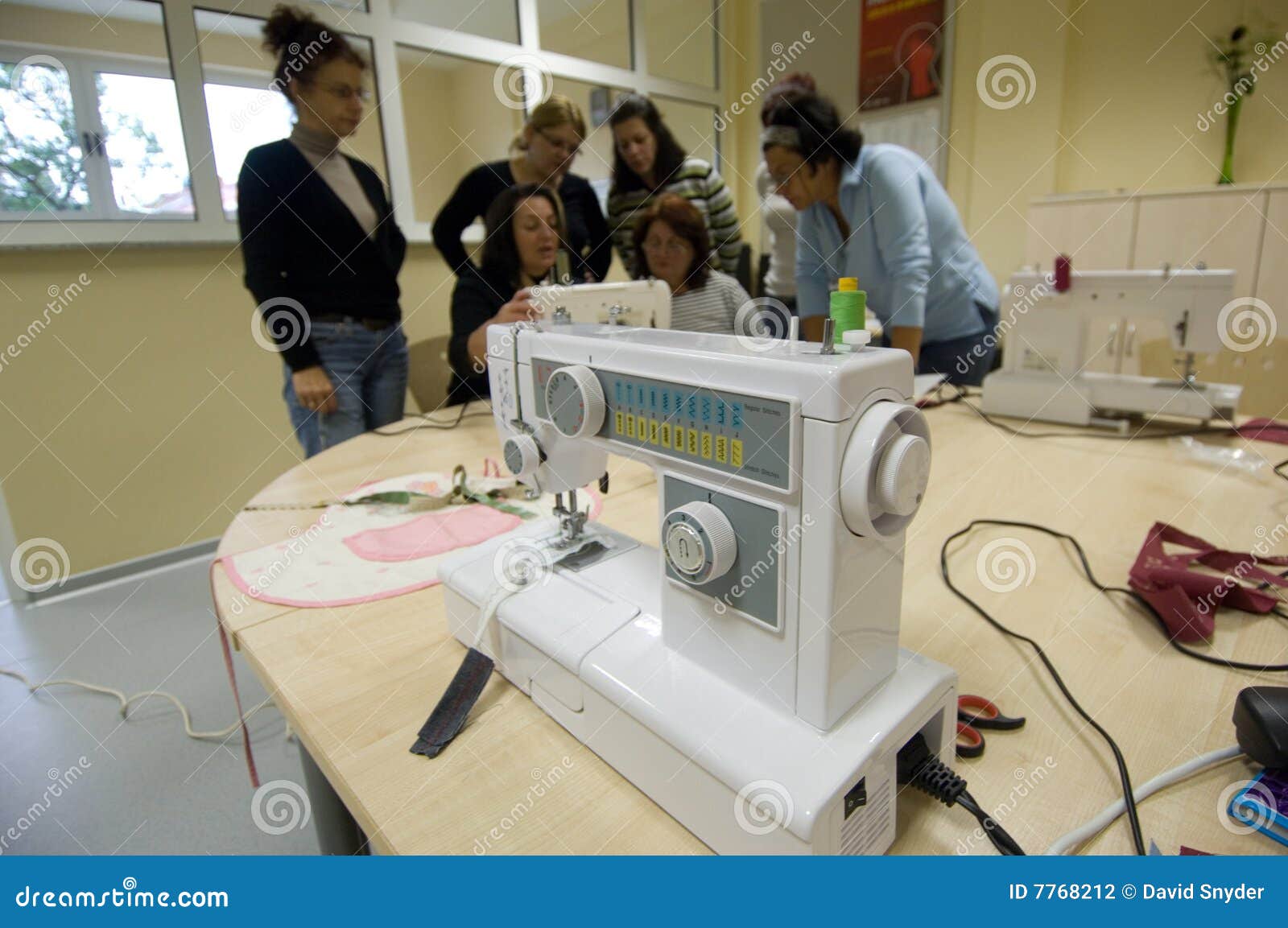 Sewing Class Participants editorial photography. Image of europe - 7768212