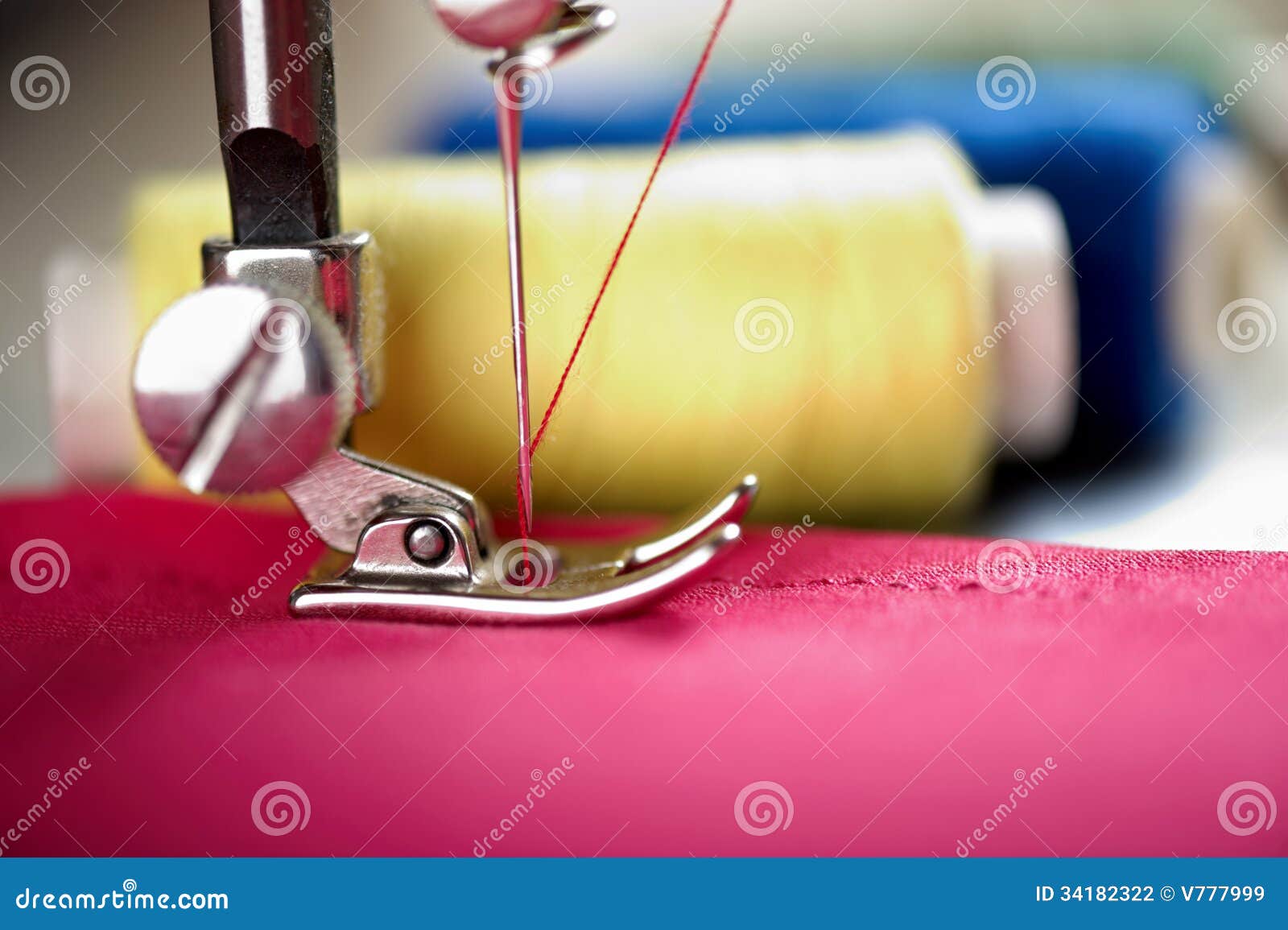 Sewing stock photo. Image of fabric, textile, thread - 34182322
