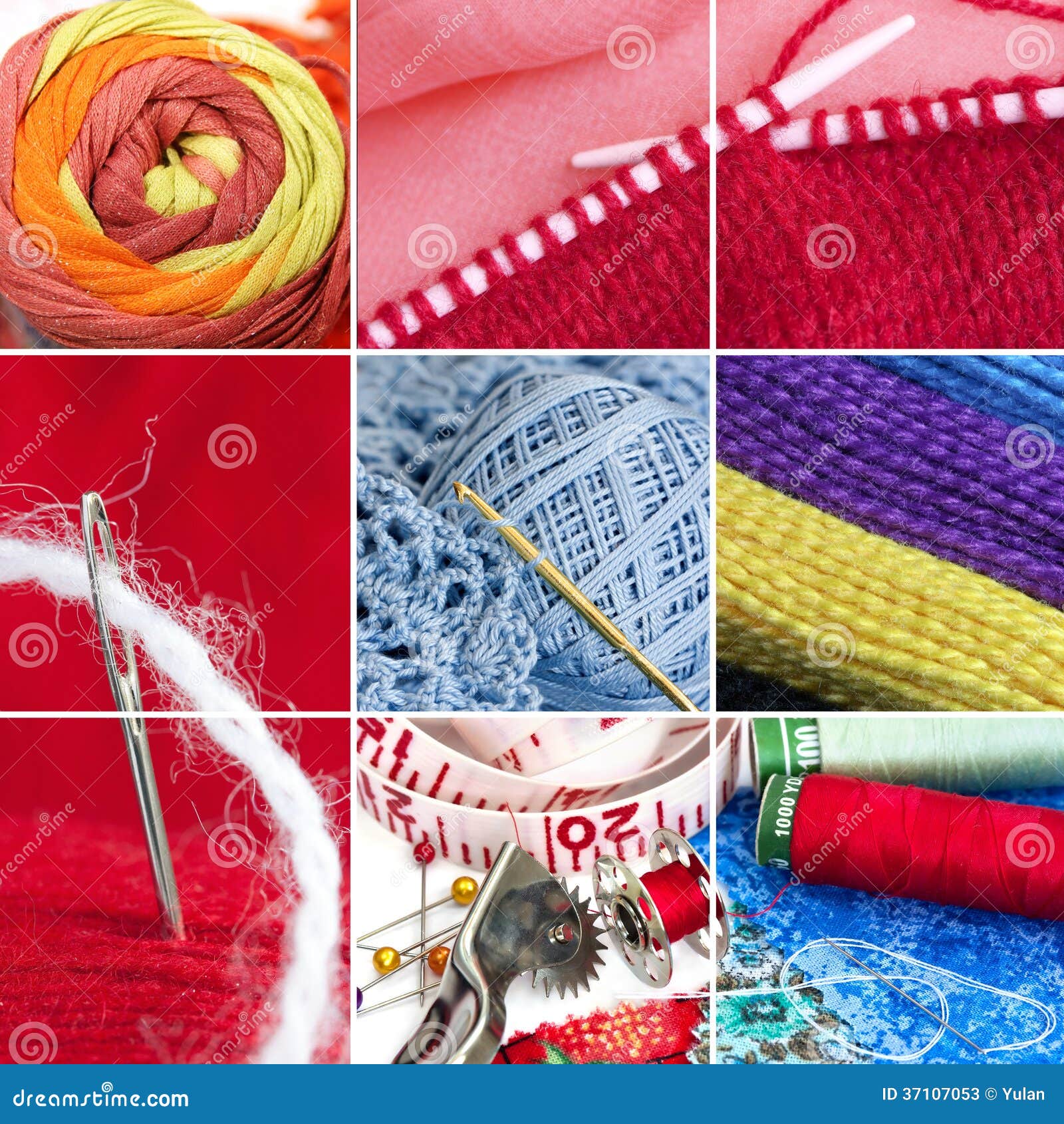 Sewing collage stock image. Image of measure, design - 37107053