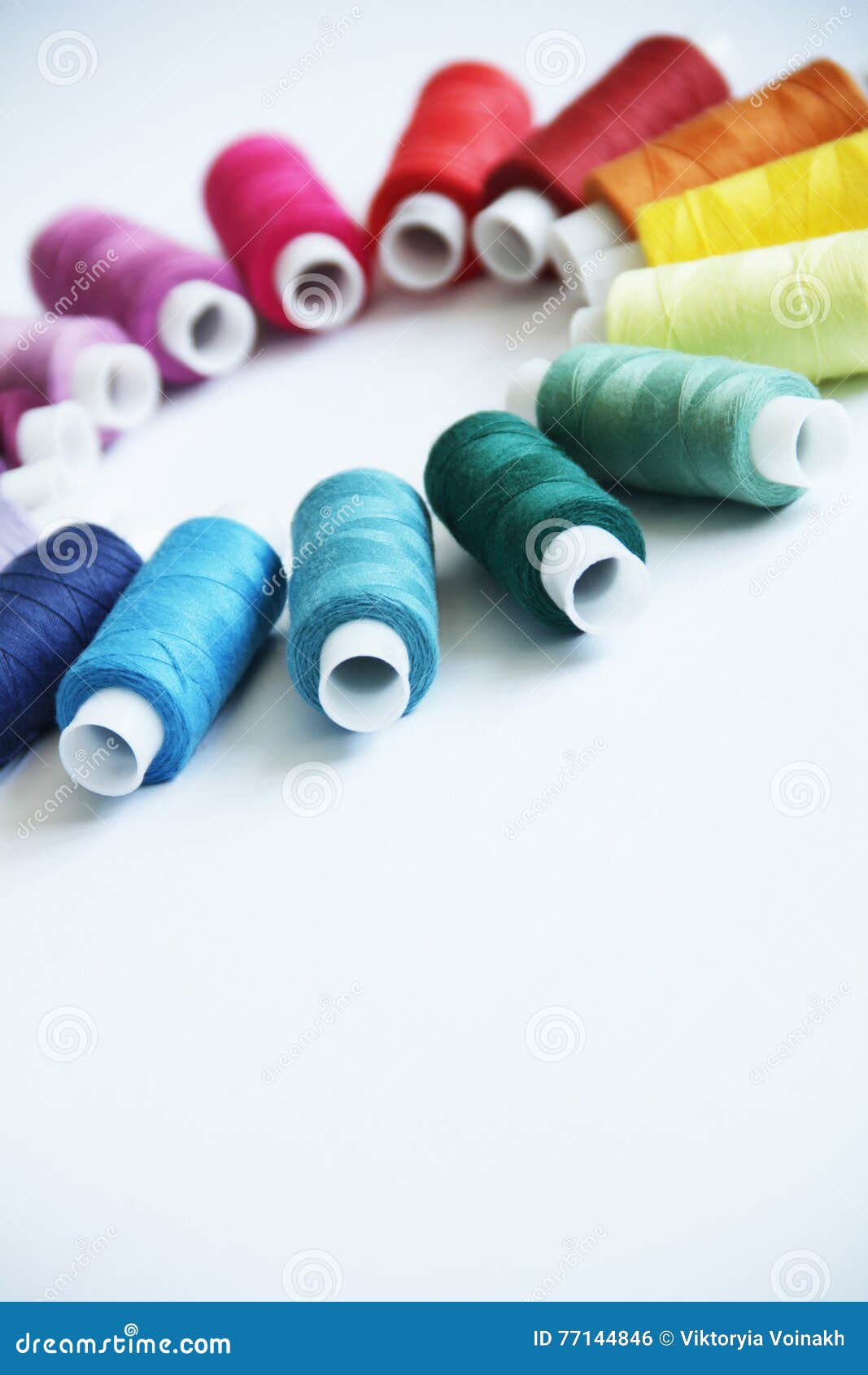 Sewing colored threads stock photo. Image of closeup - 77144846